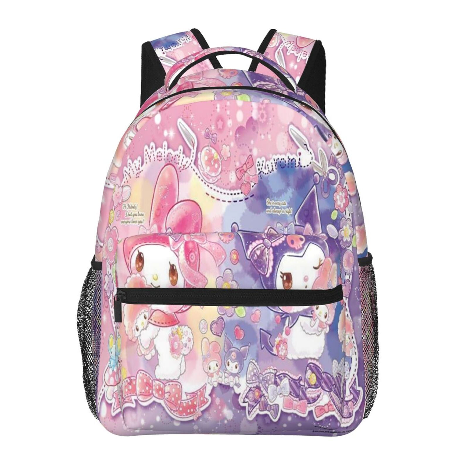 Kuromi Laptop Backpack 3D Printed Backpack Black Backpack Casual ...