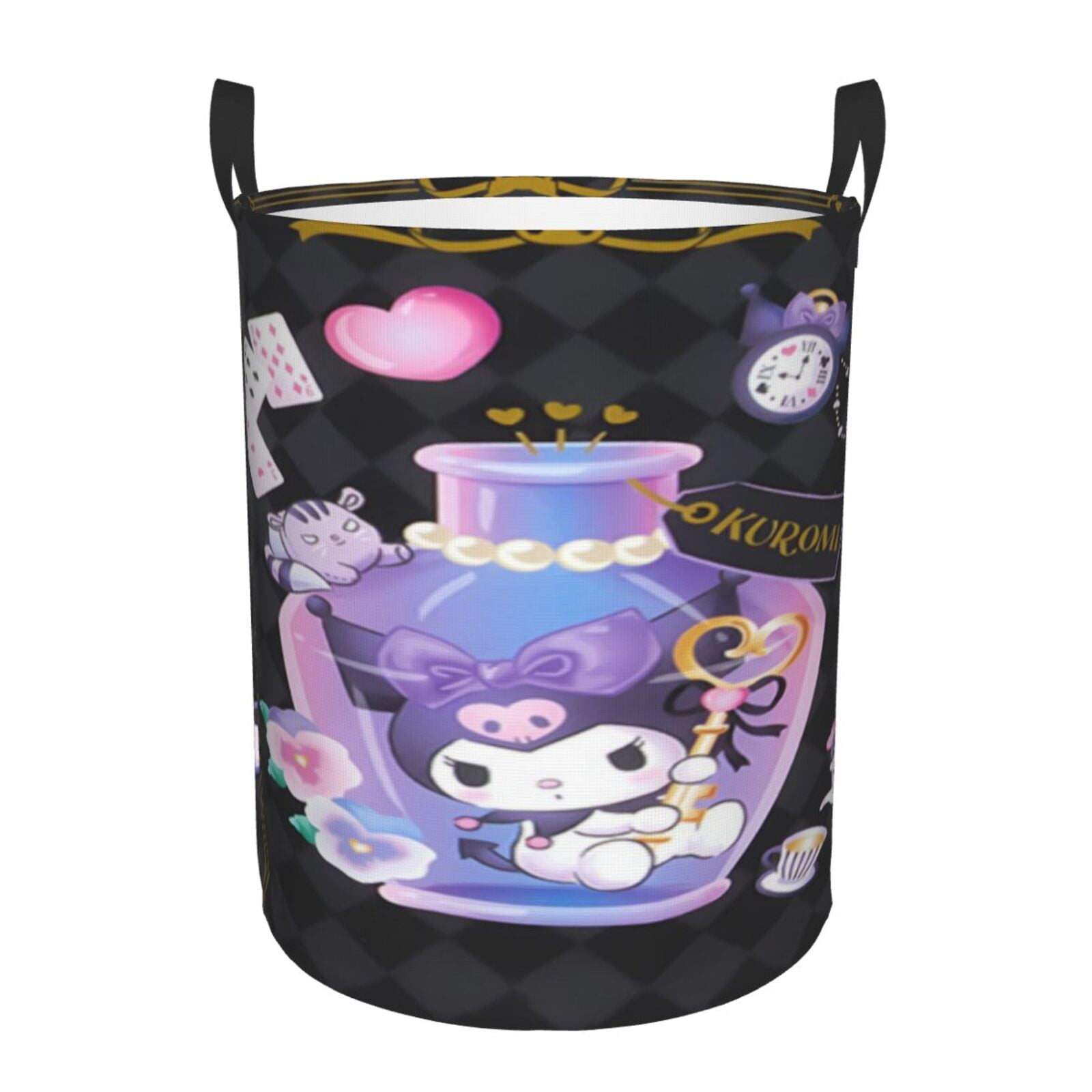 Kuromi Laundry Hamper Laundrys Basket Waterproof Durable Portable ...