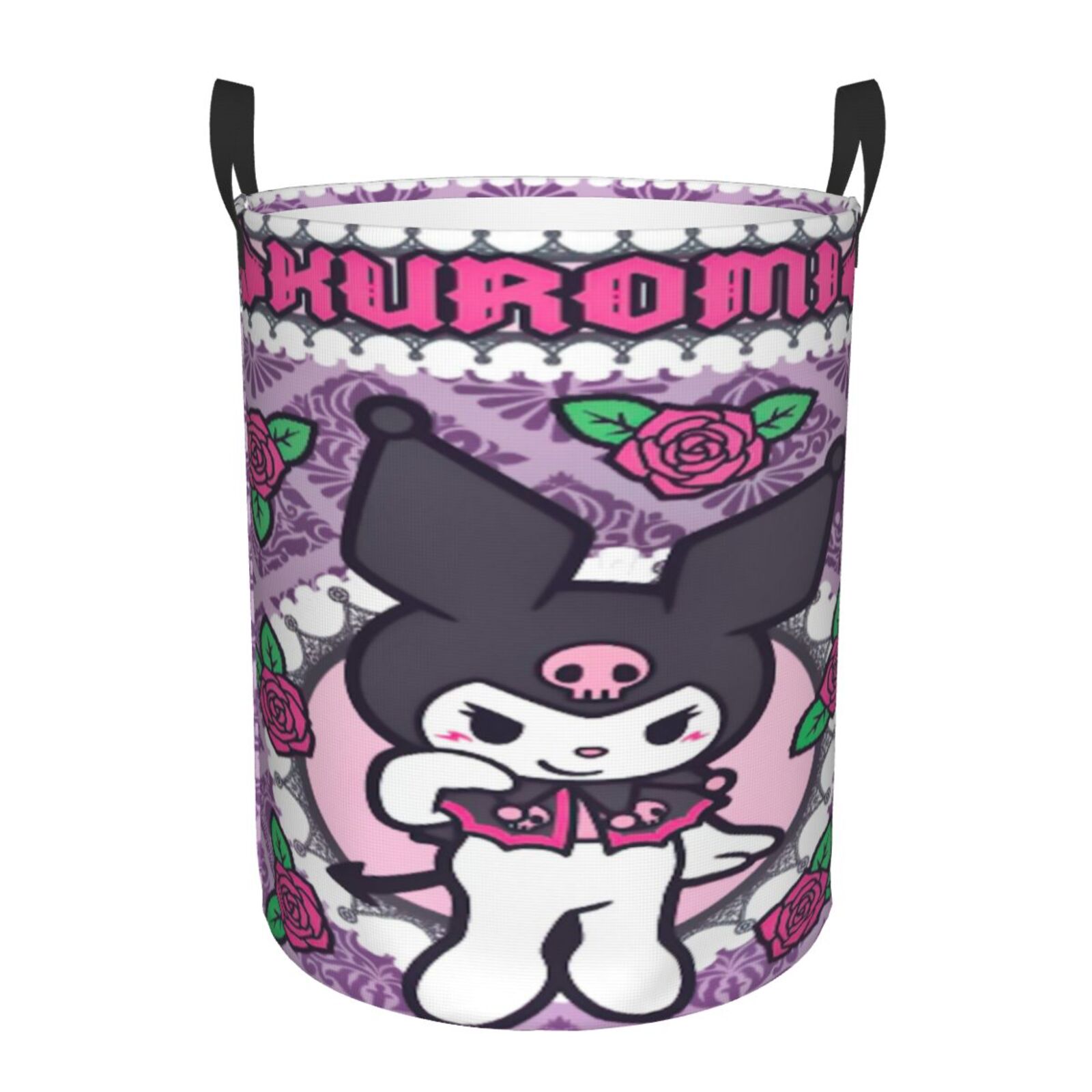 Kuromi Laundry Hamper Laundrys Basket Waterproof Durable Portable ...