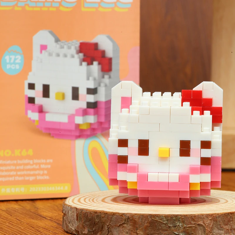 Kuromi LinaBell Hello Kitty Building Blocks Princess Cartoon Bricks for ...
