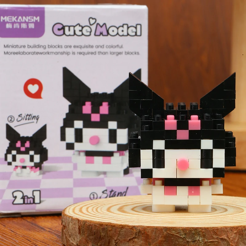 Kuromi LinaBell Hello Kitty Building Blocks Princess Cartoon Bricks for ...