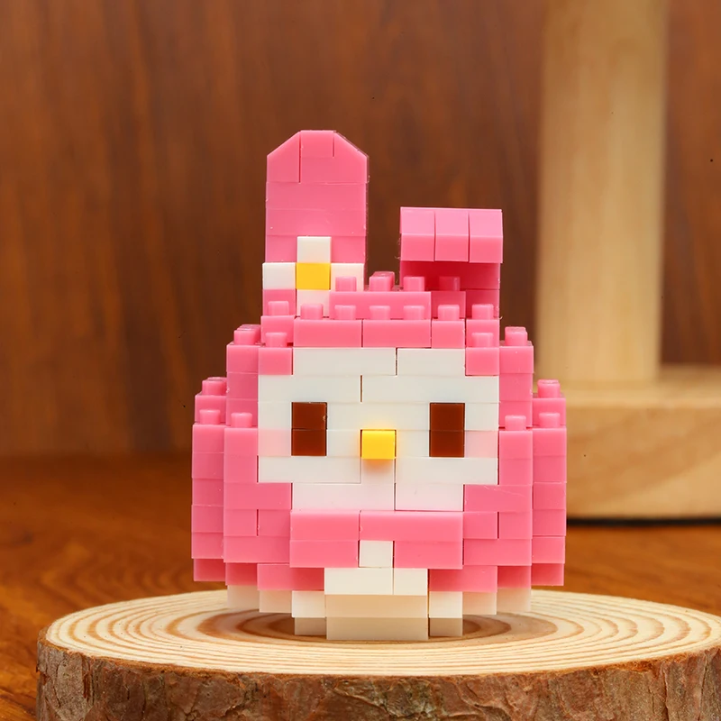 Kuromi LinaBell Hello Kitty Building Blocks Princess Cartoon Bricks for ...