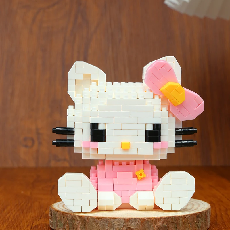 Kuromi LinaBell Hello Kitty Building Blocks Princess Cartoon Bricks for ...