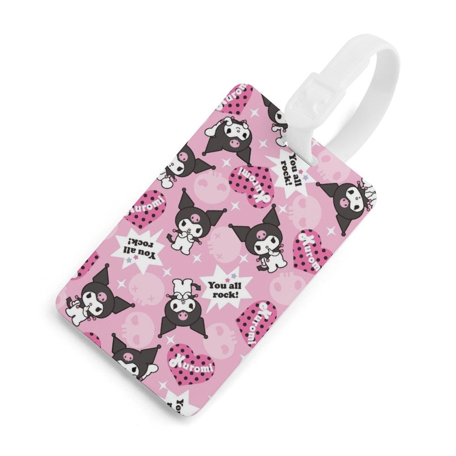 Kuromi Luggage Tag for Suitcases Bag Baggage Travel Tags Identifiers ...