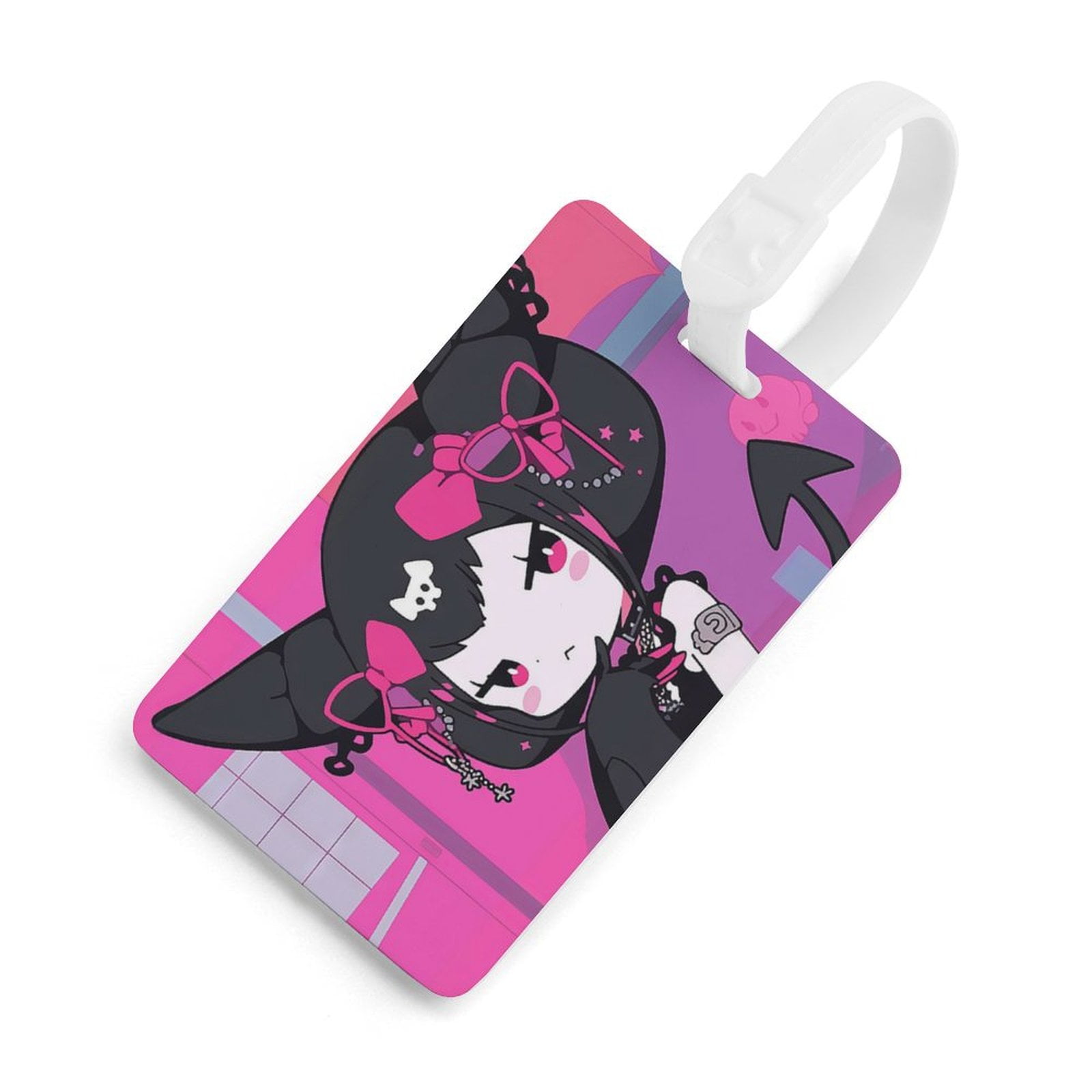 Kuromi Luggage Tag for Suitcases Bag Baggage Travel Tags Identifiers ...