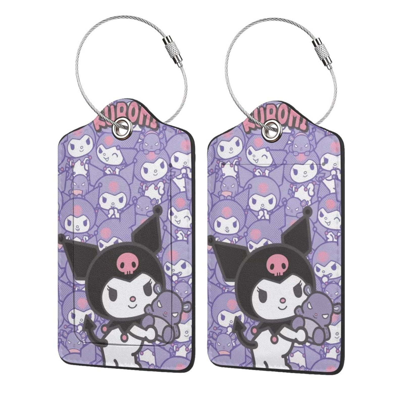 Kuromi Luggage Tags for Suitcases Travel ID Identification Labels Set ...