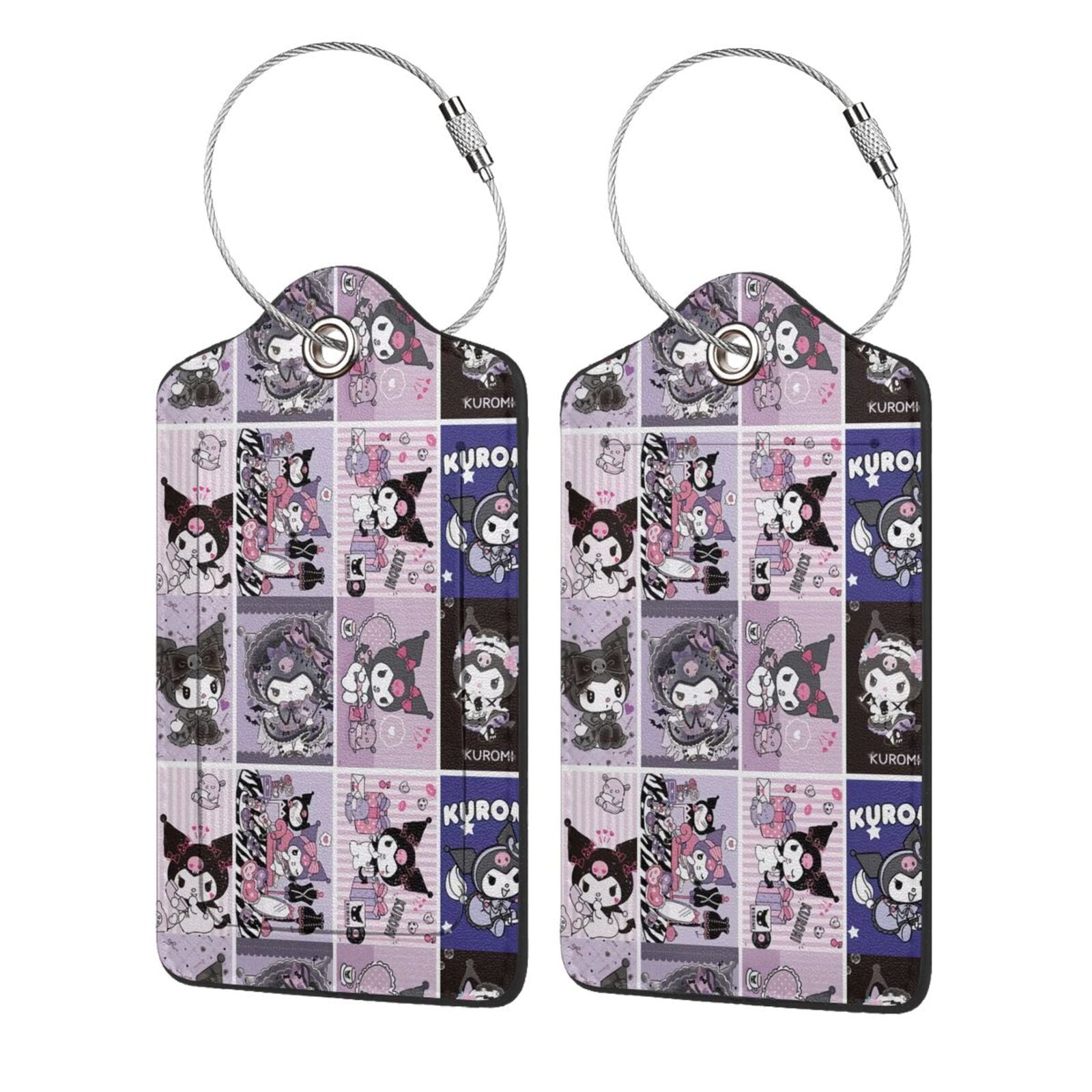 Kuromi Luggage Tags for Suitcases Travel ID Identification Labels Set ...