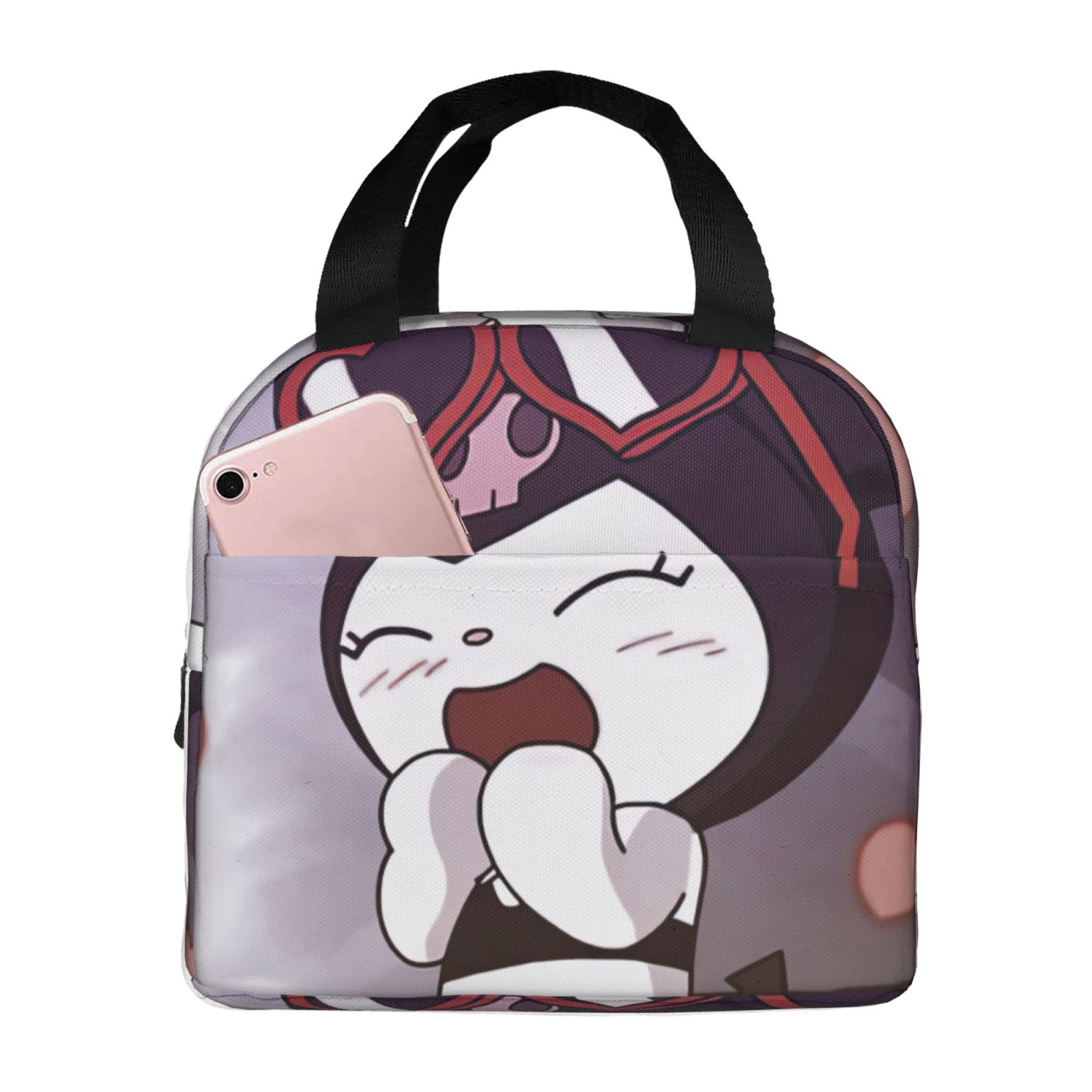 Kuromi Lunch Bag, Anime Lunch Box, Reusable Insulated Lunch Tote Bag ...
