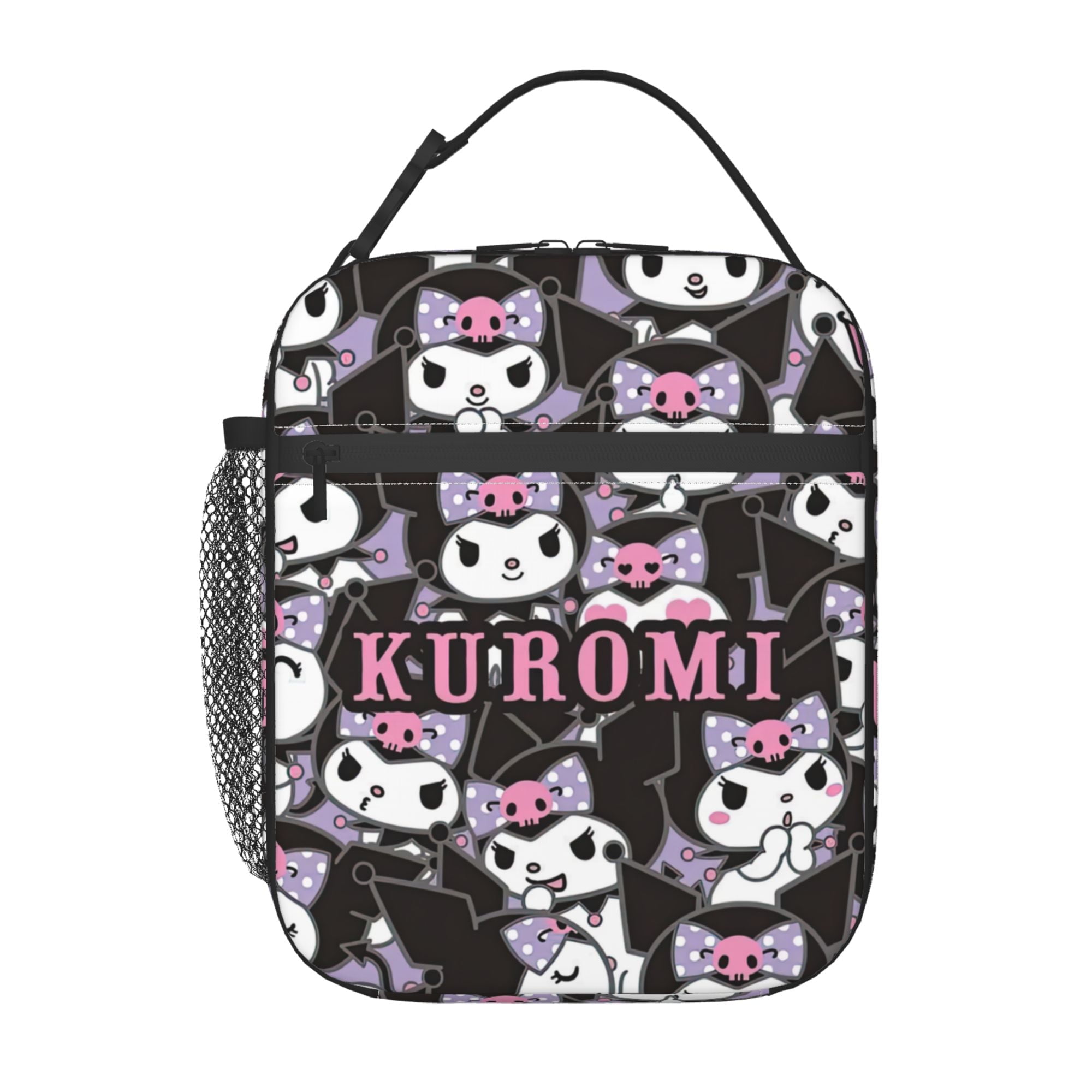 Kuromi Lunch Bag Anime Lunch Tote Bag Reusable Insulated Lunch Box ...