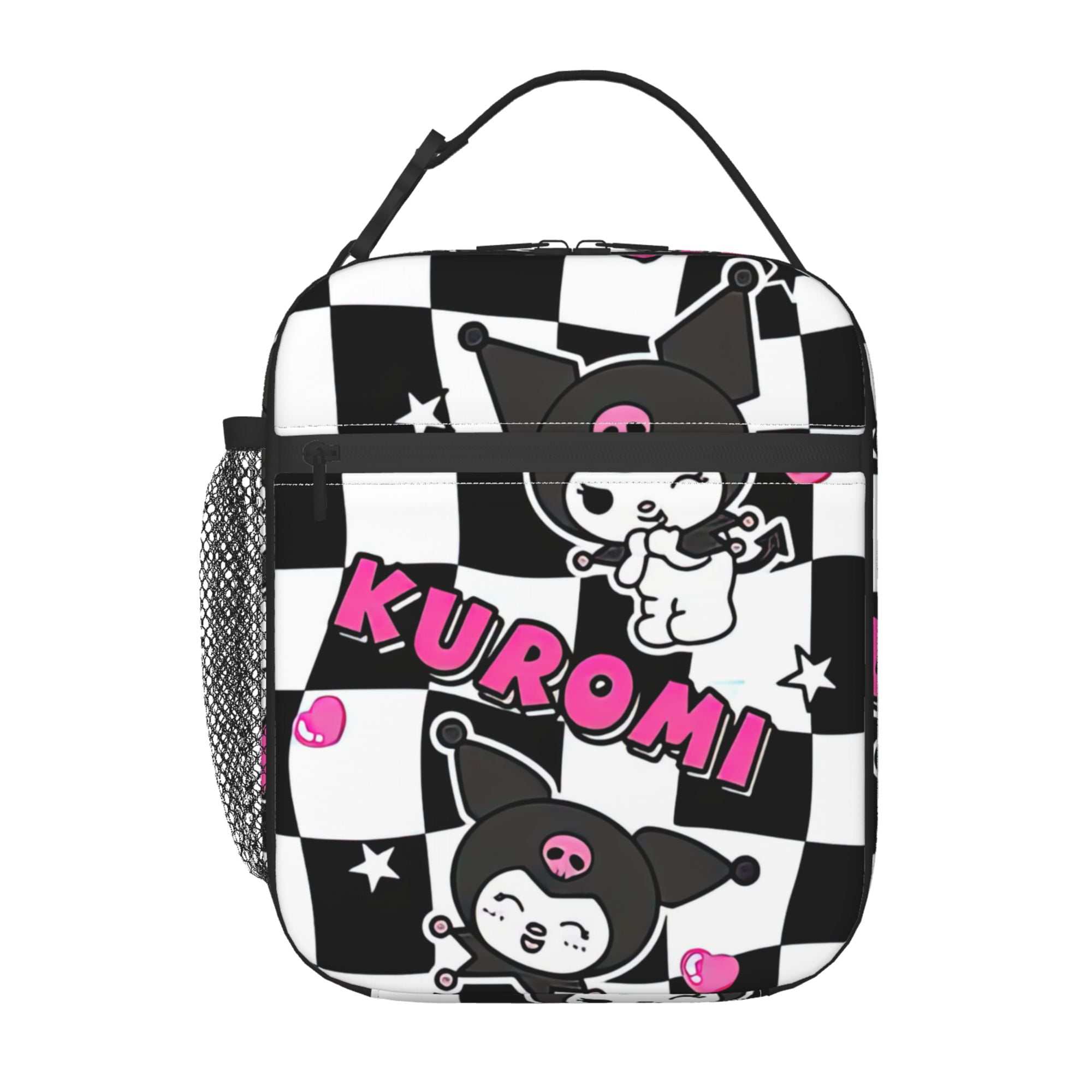 Kuromi Lunch Bag Anime Lunch Tote Bag Reusable Insulated Lunch Box ...
