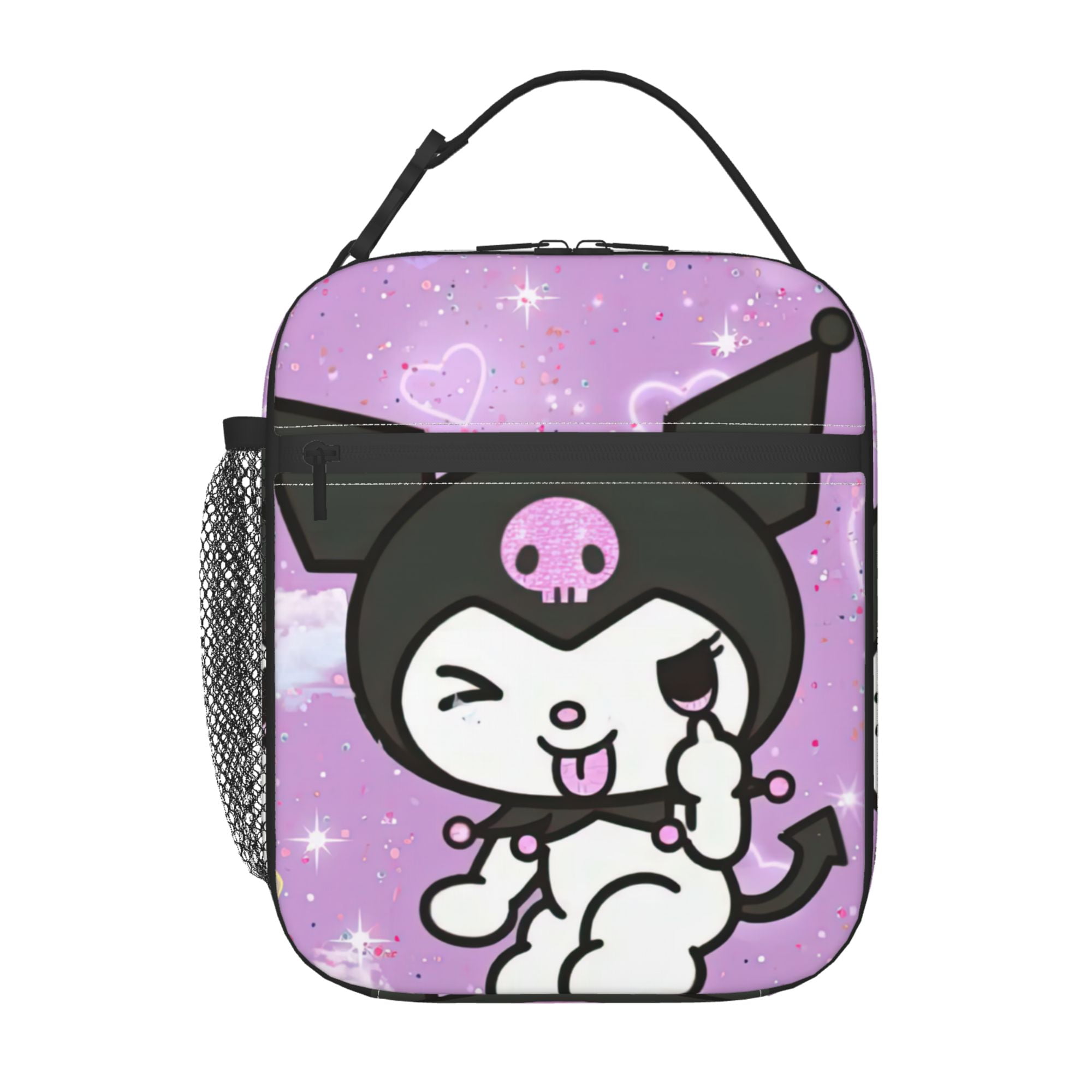 Kuromi Lunch Bag Anime Lunch Tote Bag Reusable Insulated Lunch Box ...
