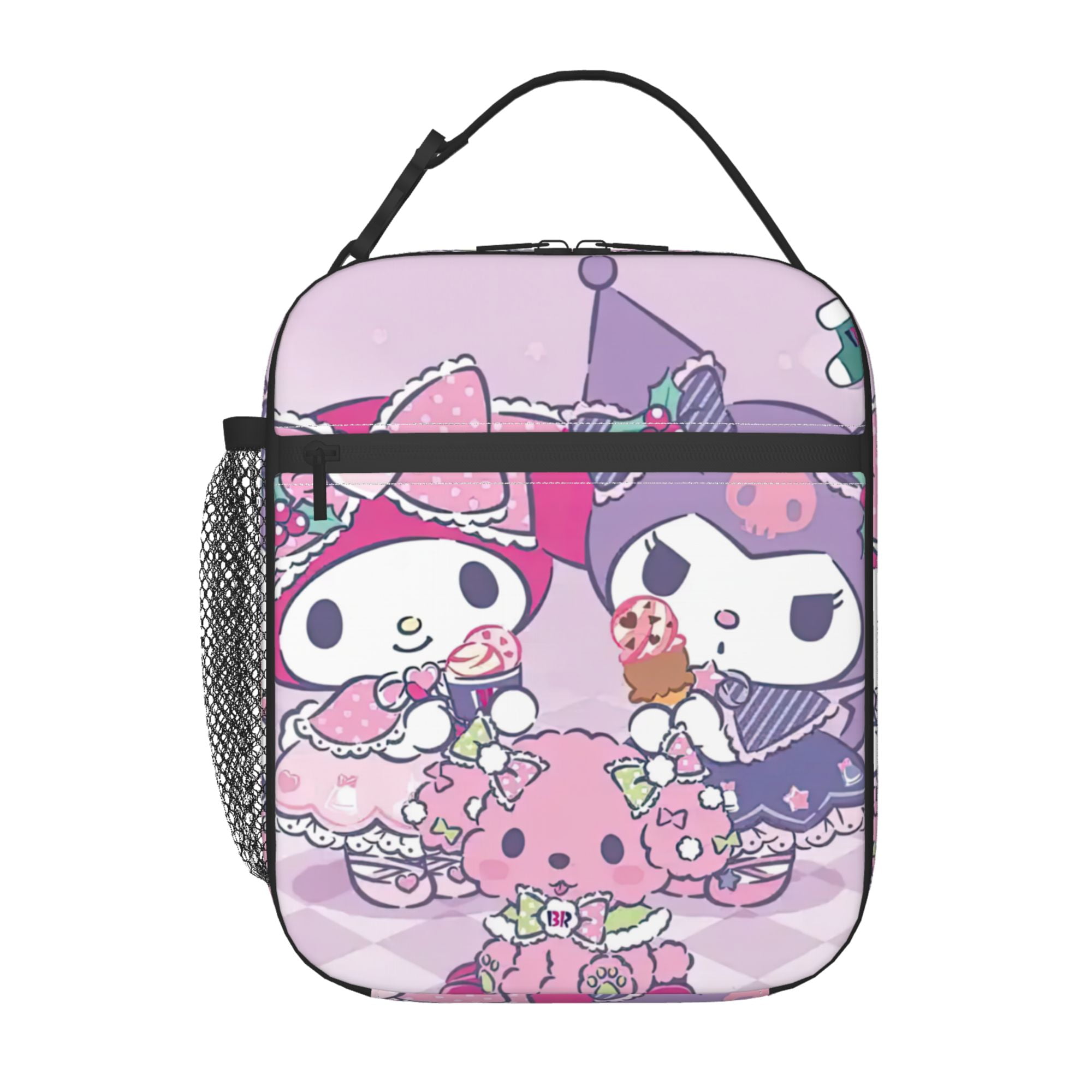 Kuromi Lunch Bag Anime Lunch Tote Bag Reusable Insulated Lunch Box ...