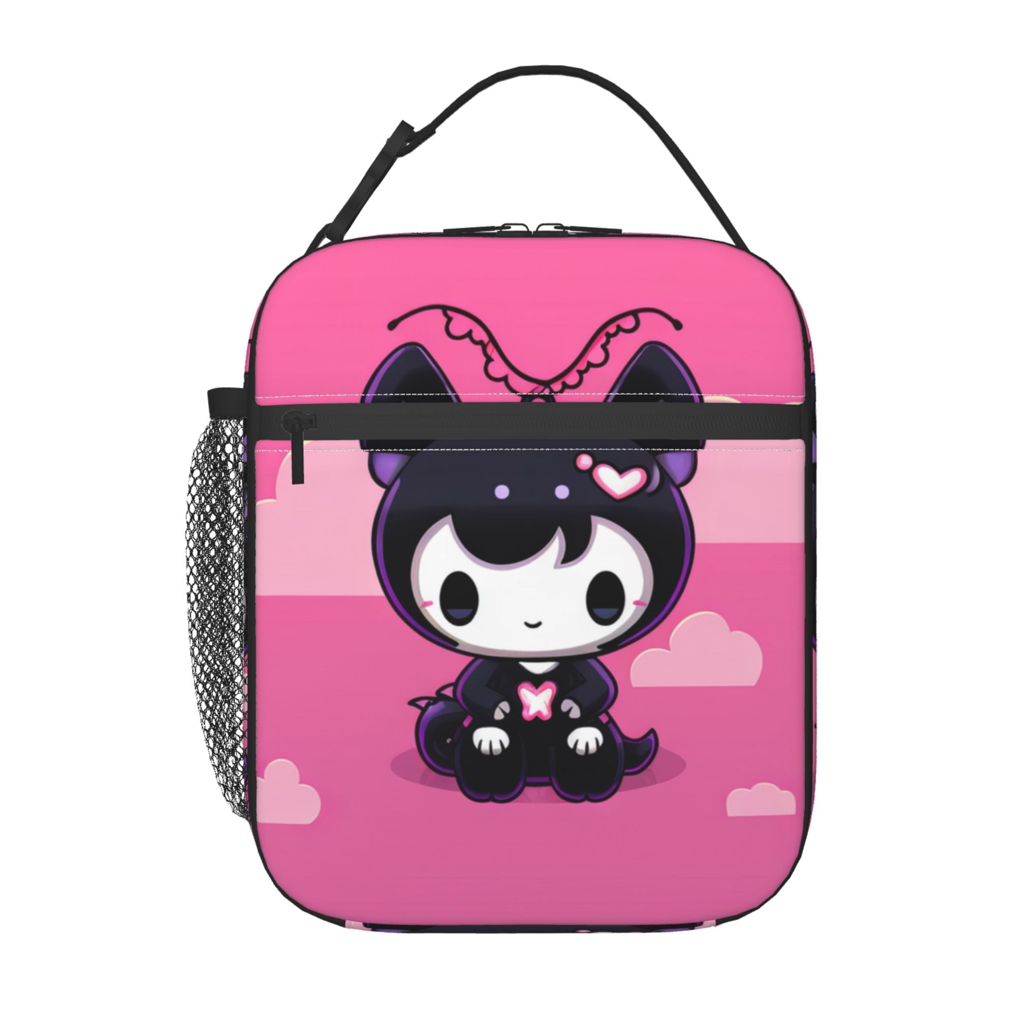 Kuromi Lunch Bag Anime Lunch Tote Bag Reusable Insulated Lunch Box ...