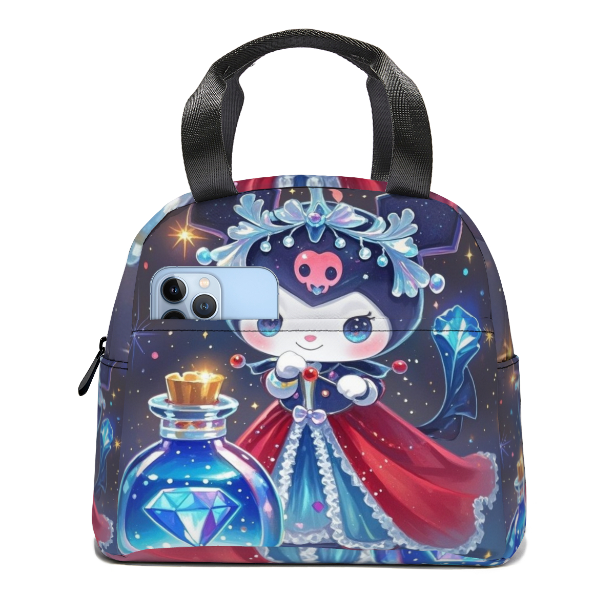Kuromi Lunch Bag Enlarged Insulated Lunch Box Reusable Lunch Box ...