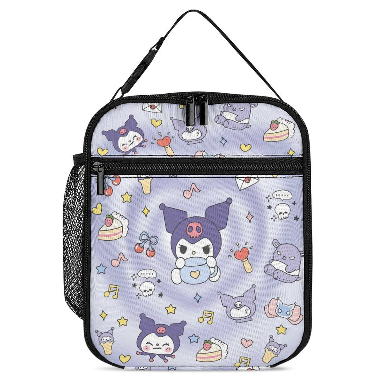 Kuromi Lunch Bag Women Insulated Lunch Bags Cat Lunch Box Anime Cooler ...
