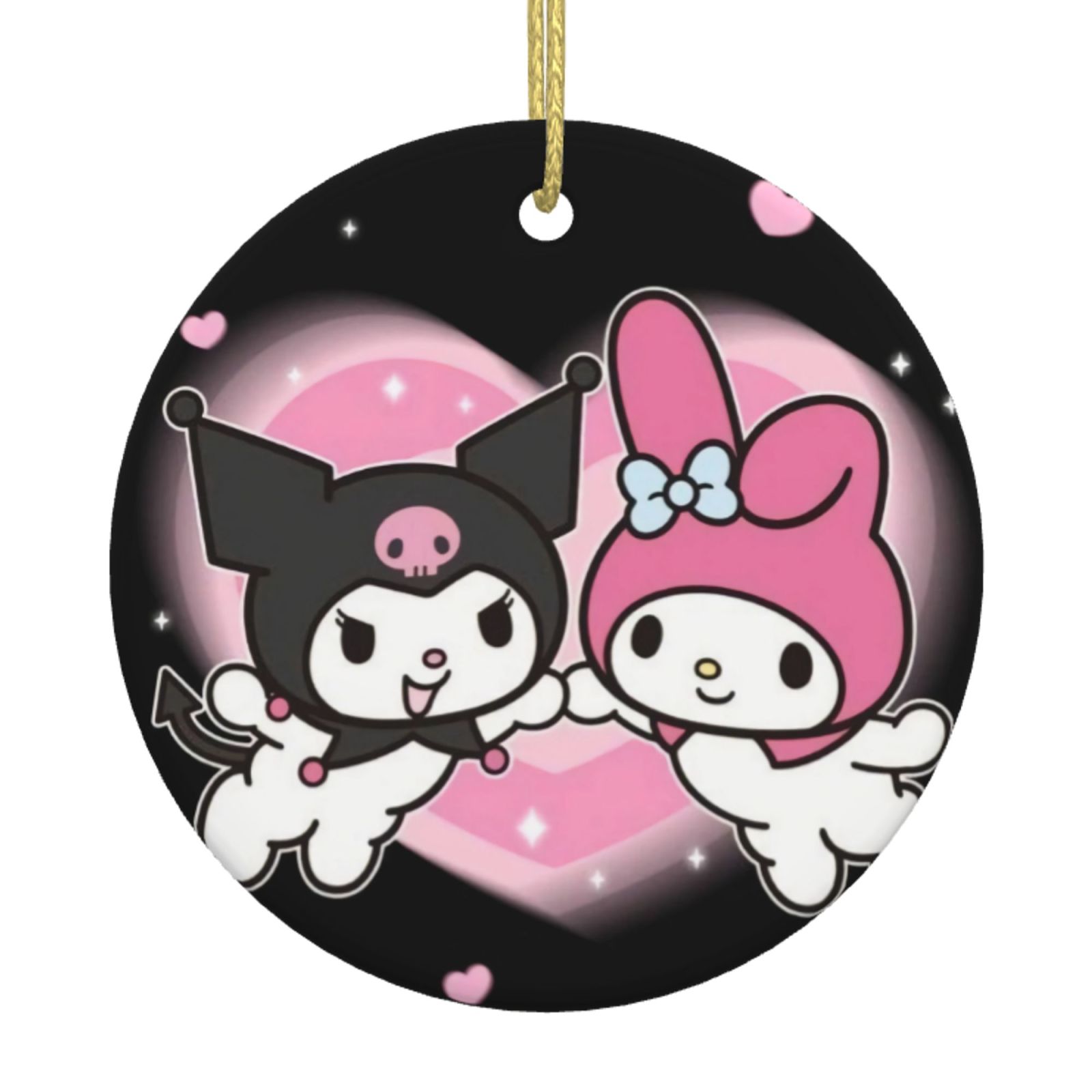 Kuromi And My Melody Berries Christmas Ornament,Farmhouse Christmas ...