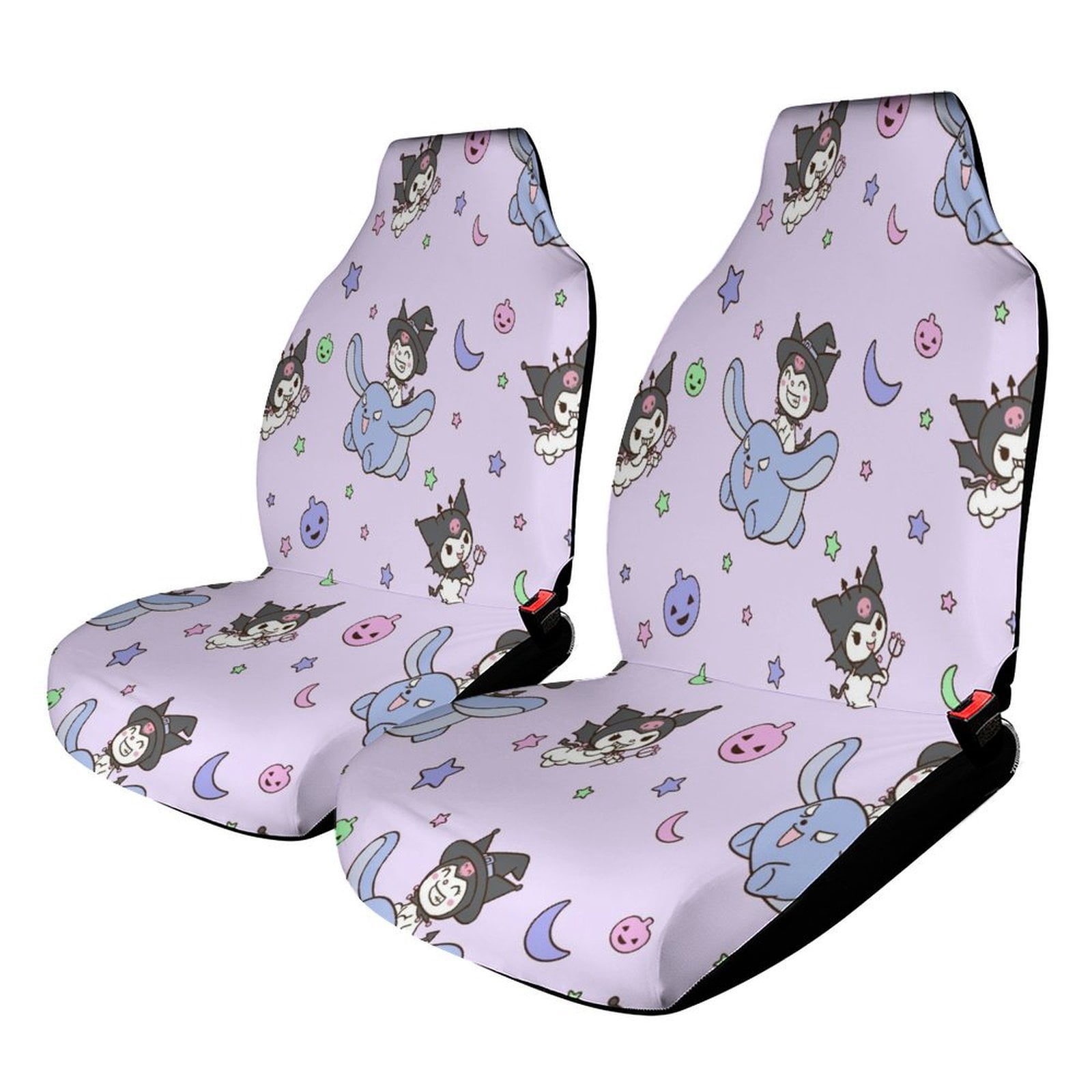 Kuromi And My Melody Car Seat Covers Nonslip Elastic Front Seat ...