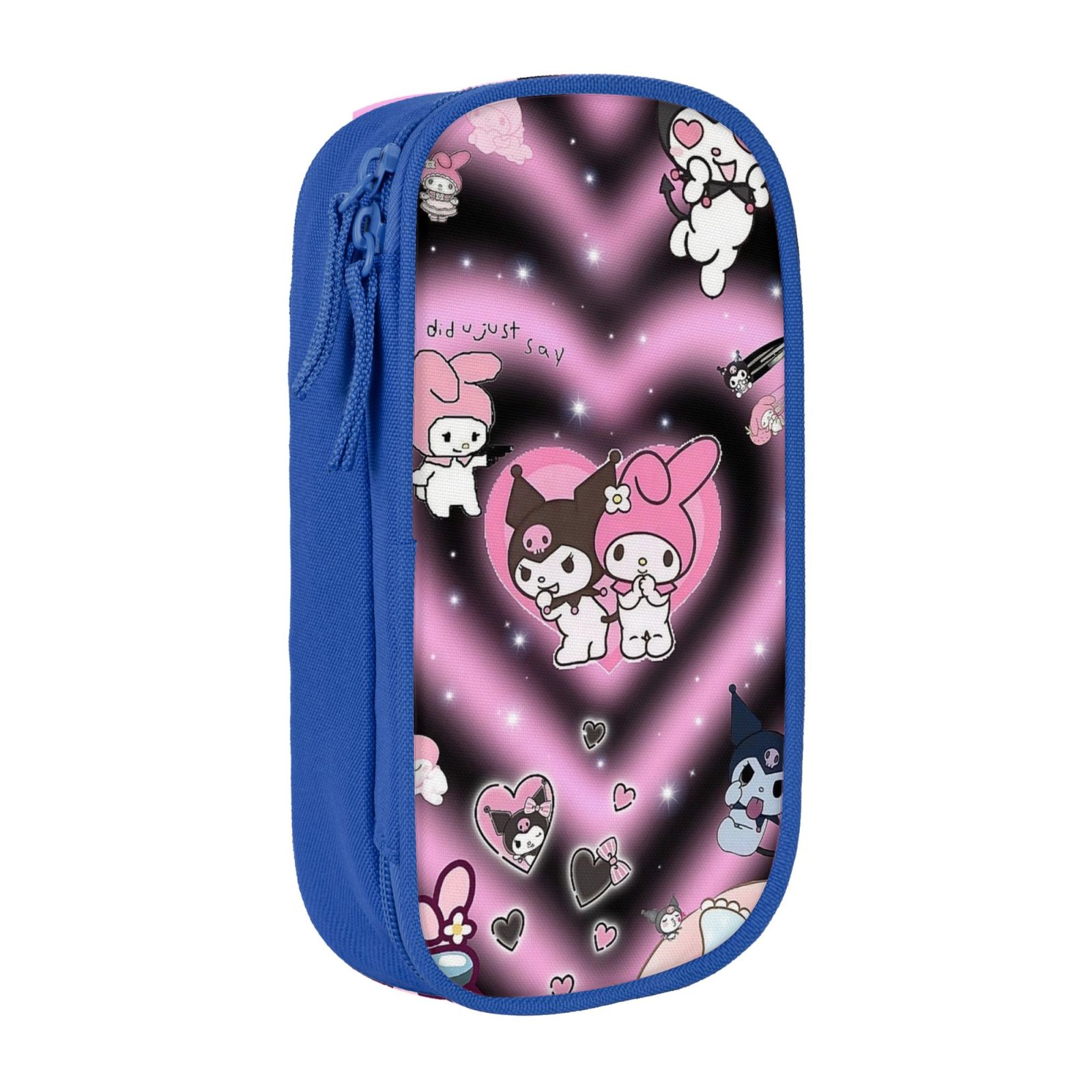 Kuromi And Melody Heart Pencil Case,Pencil Pouch,Extra Big Pencil Bag ...