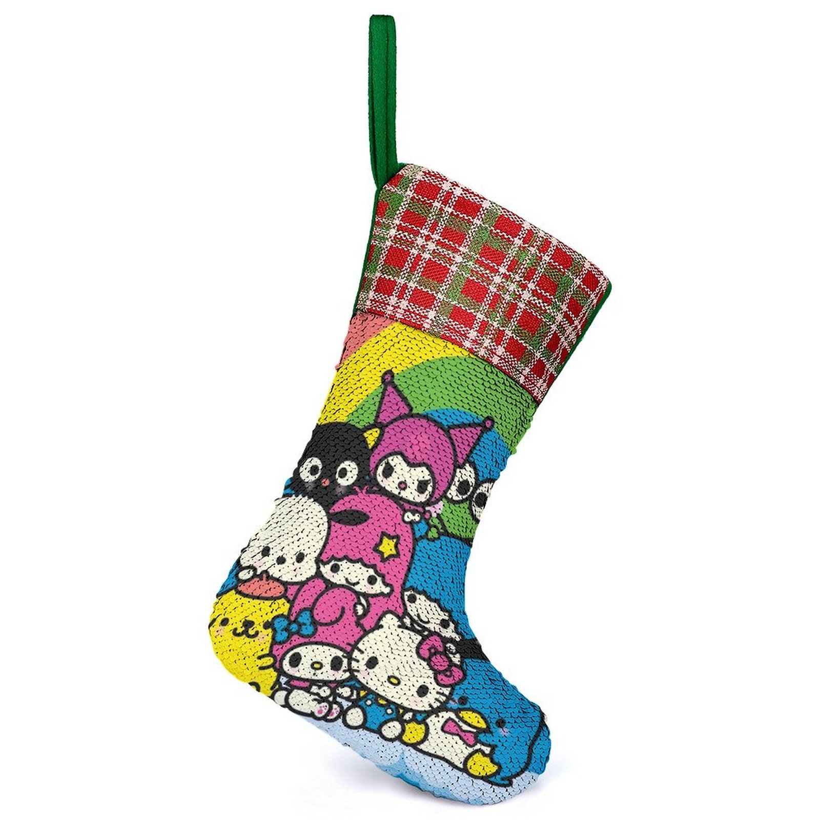 Kuromi Melody Hello-Kitty And Friends Neon Large Sequin Christmas ...