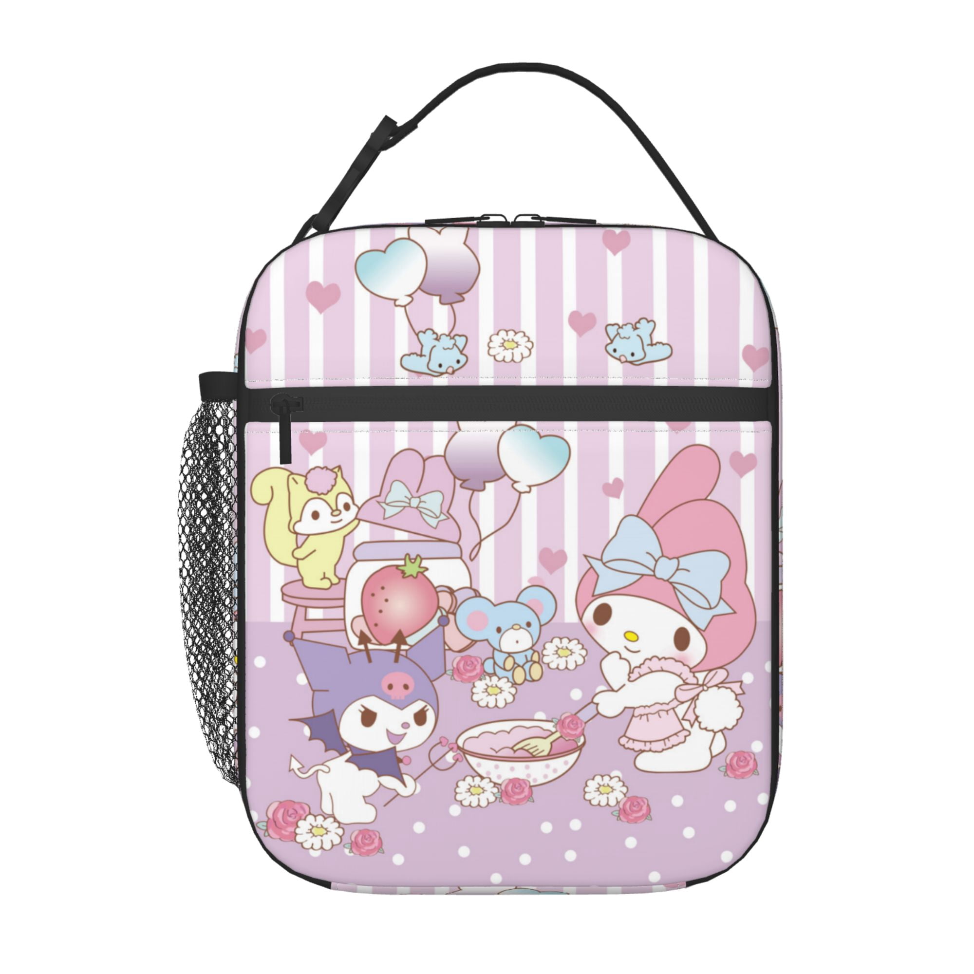 Kuromi Melody Lunch Bag Insulated Tote Cooler for Women, Cute Lunch Box ...