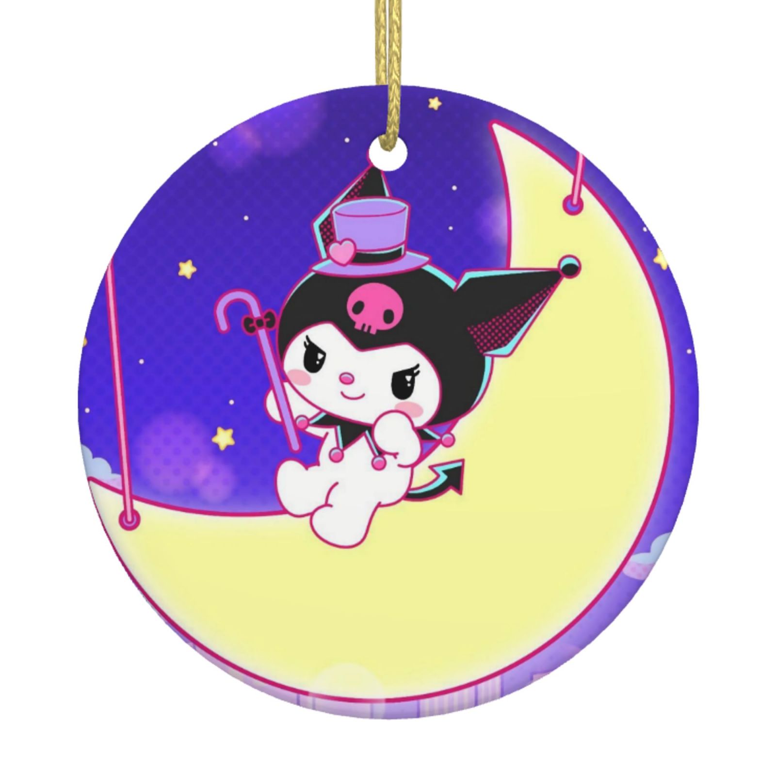 Kuromi On The Moon Christmas Ornaments,Christmas Tree Decorations ...