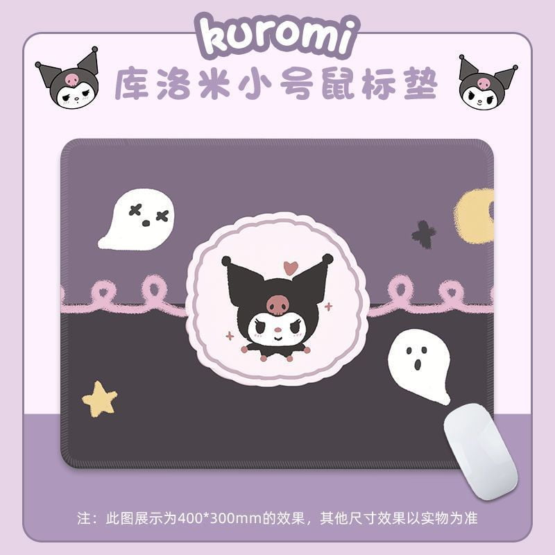 Kuromi Mouse Pad Ins Cute Cartoon Desk Pad Computer Keyboard Pad Gaming ...