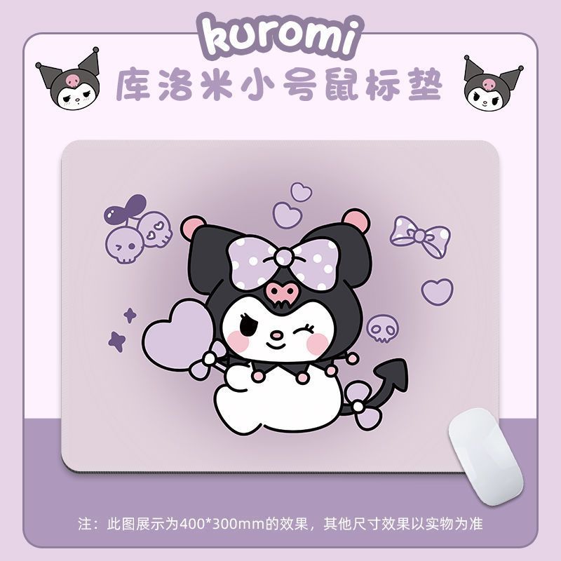 Kuromi Mouse Pad Ins Cute Cartoon Desk Pad Computer Keyboard Pad Gaming ...