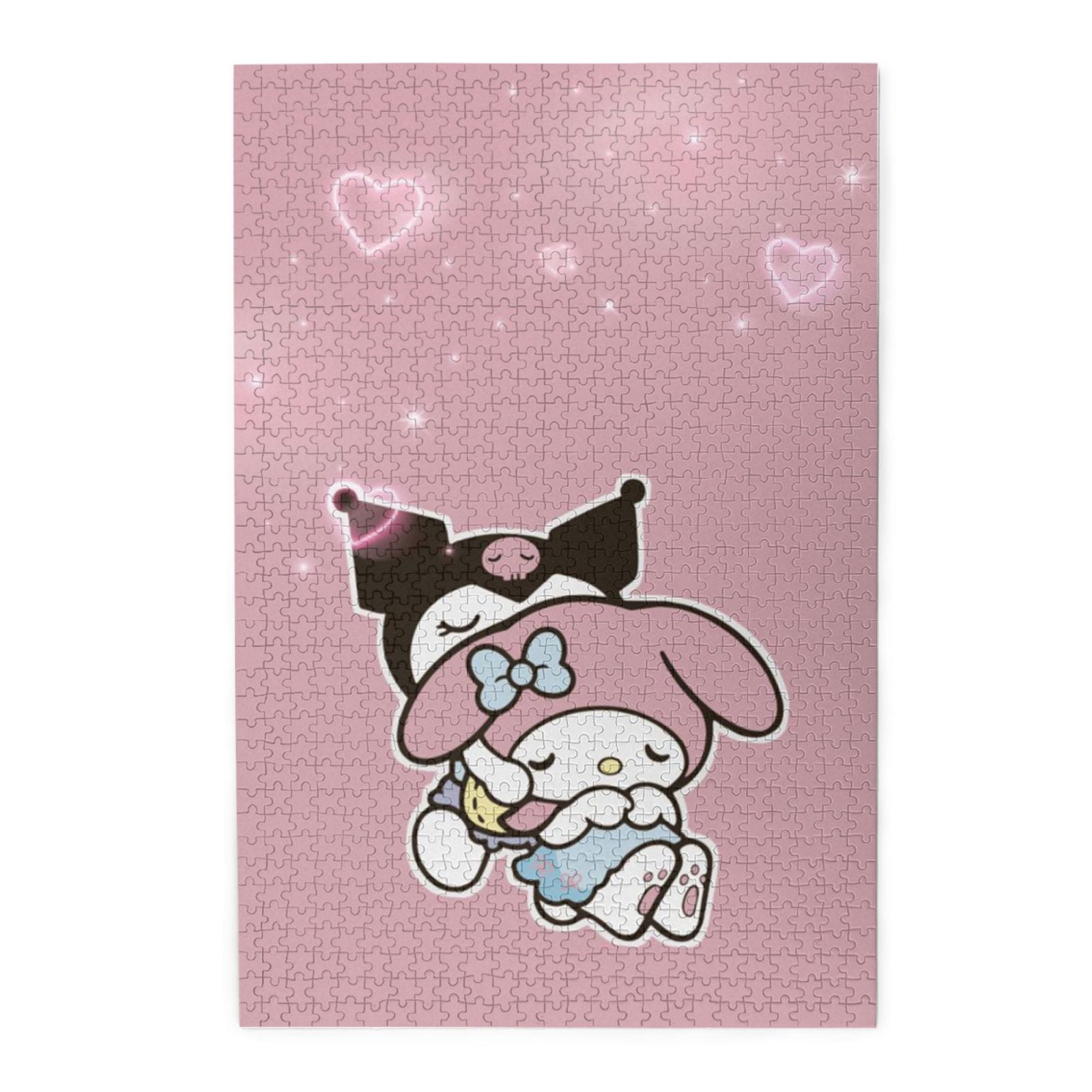 Kuromi & My Melody 1000 Pieces Wooden Puzzle Jigsaw Puzzles For Adults ...