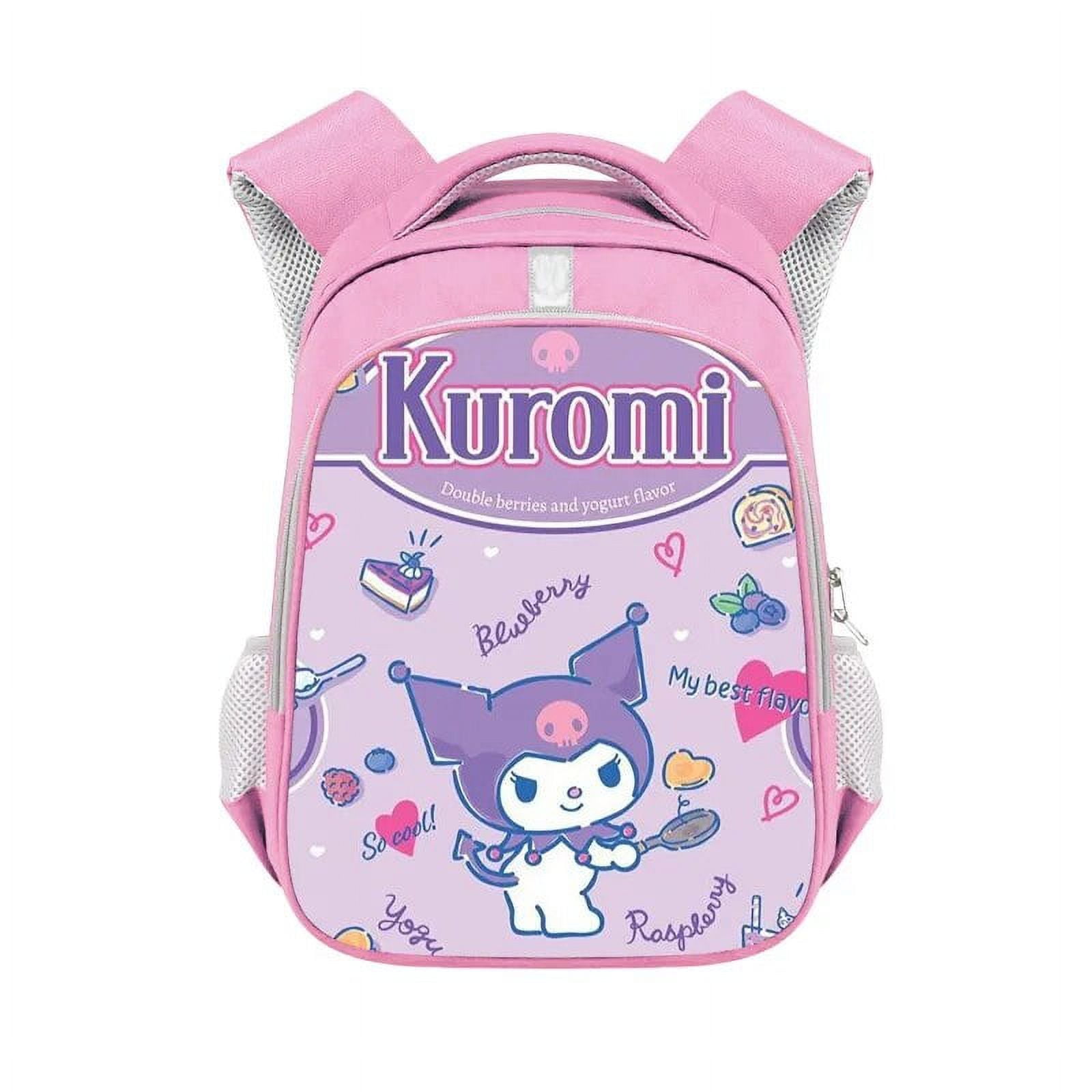 Kuromi My Melody Girl Backpack Cute Kawaii Sanrios Knapsack Children ...