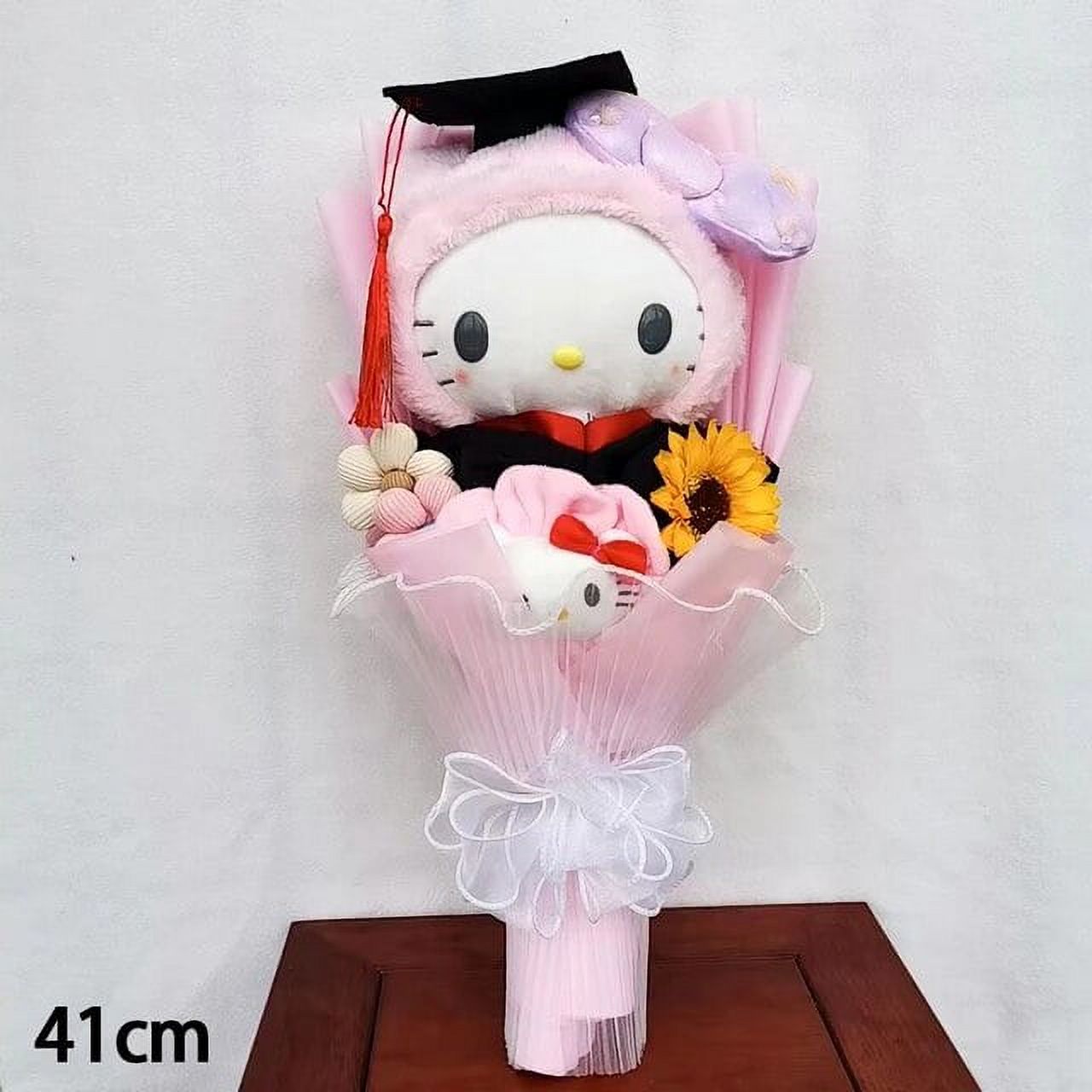 Kuromi My Melody Hello Kitty Graduation Bouquet Sanrioed Anime Plush ...