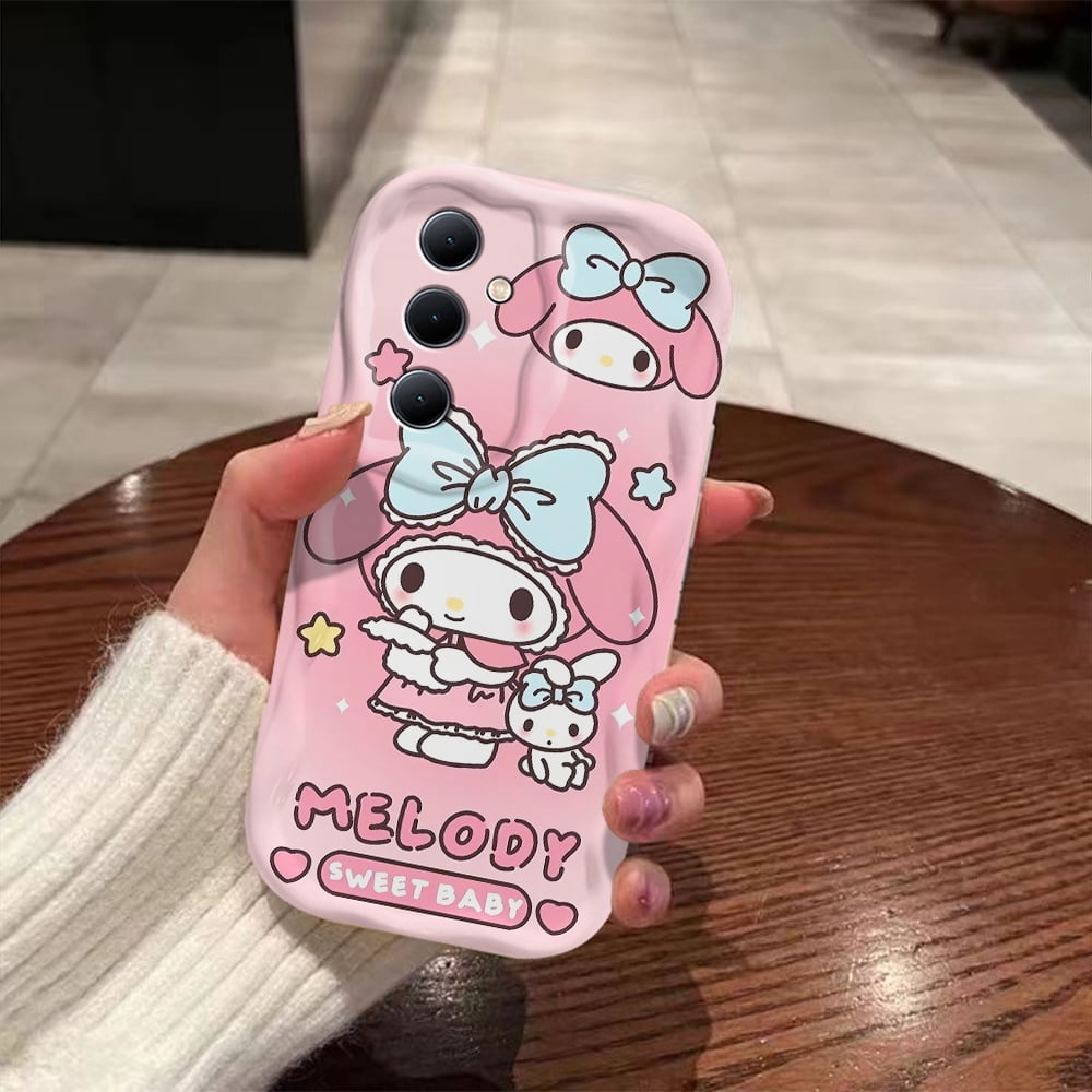 Kuromi My Melody Hellos Kittys Cinnamoroll 3D Wave Phone Case For ...