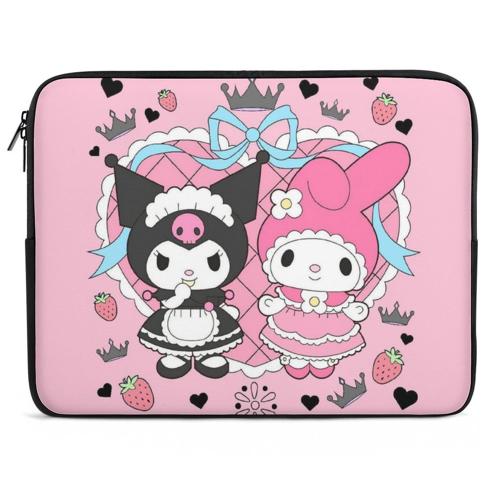 Kuromi & My Melody Laptop Sleeve Lightweight Computer Cover Bag 10inch ...