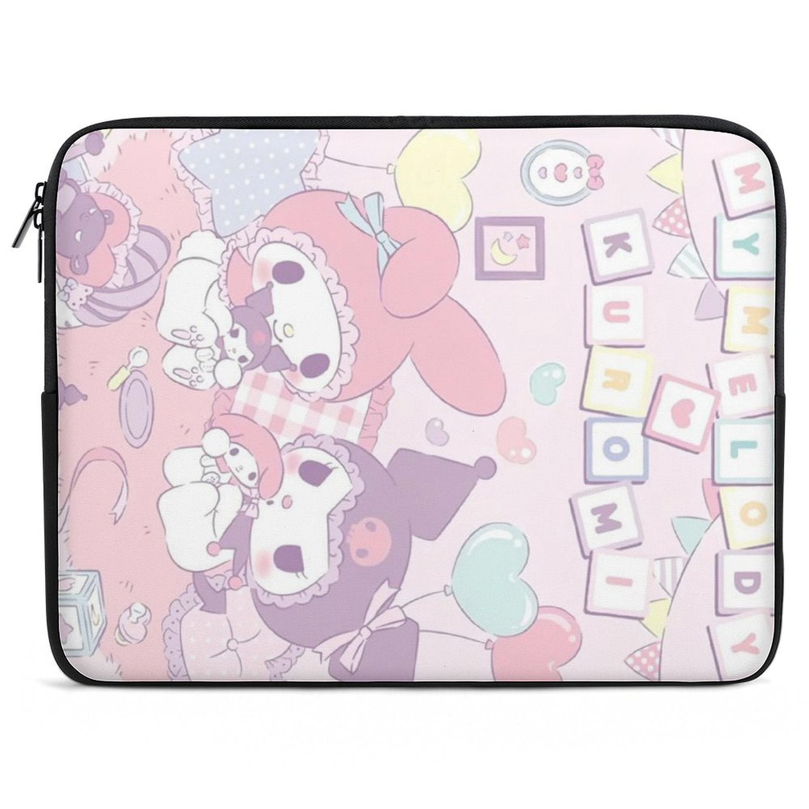 Kuromi & My Melody Laptop Sleeve Lightweight Computer Cover Bag 10inch ...