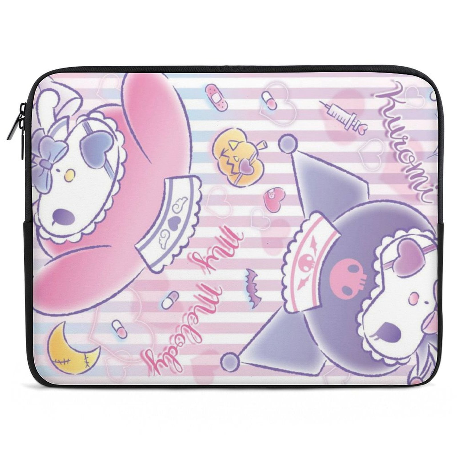 Kuromi & My Melody Laptop Sleeve Lightweight Computer Cover Bag 13inch ...