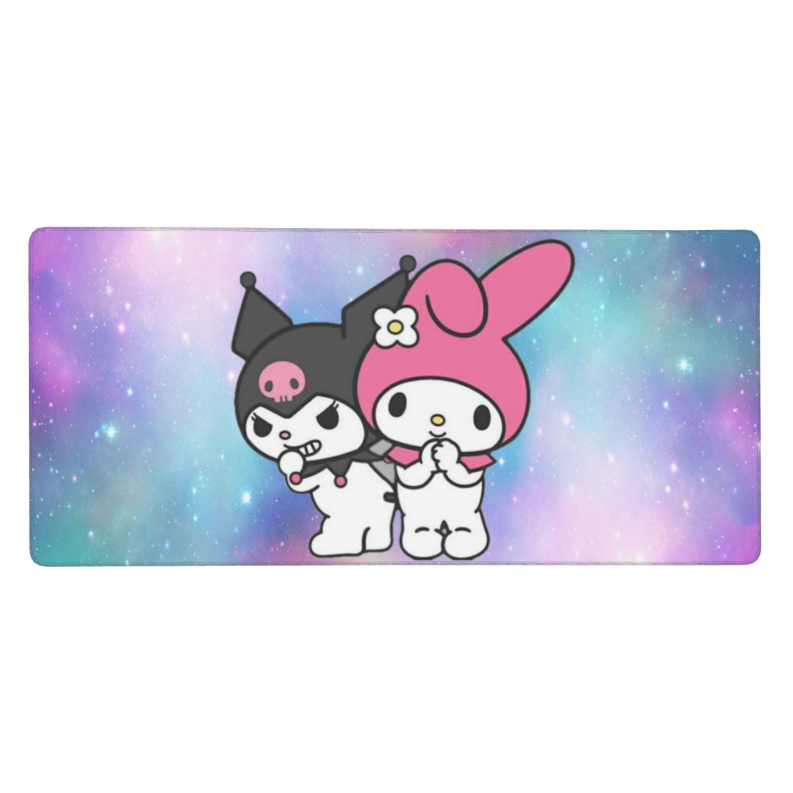 Kuromi & My Melody Mouse Pad Extra Large 16x35.5 Inch Keyboard Mat Anti ...
