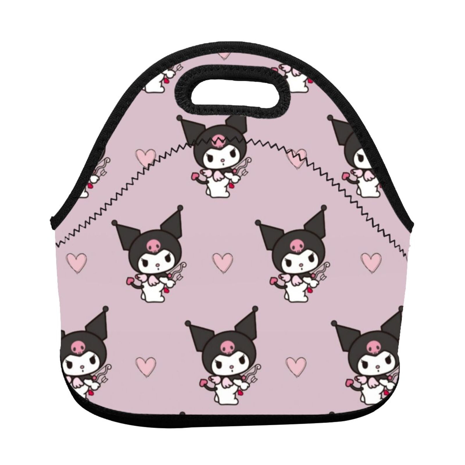Kuromi Neoprene Lunch Bags Reusable Lunchbox Food Container Insulated ...