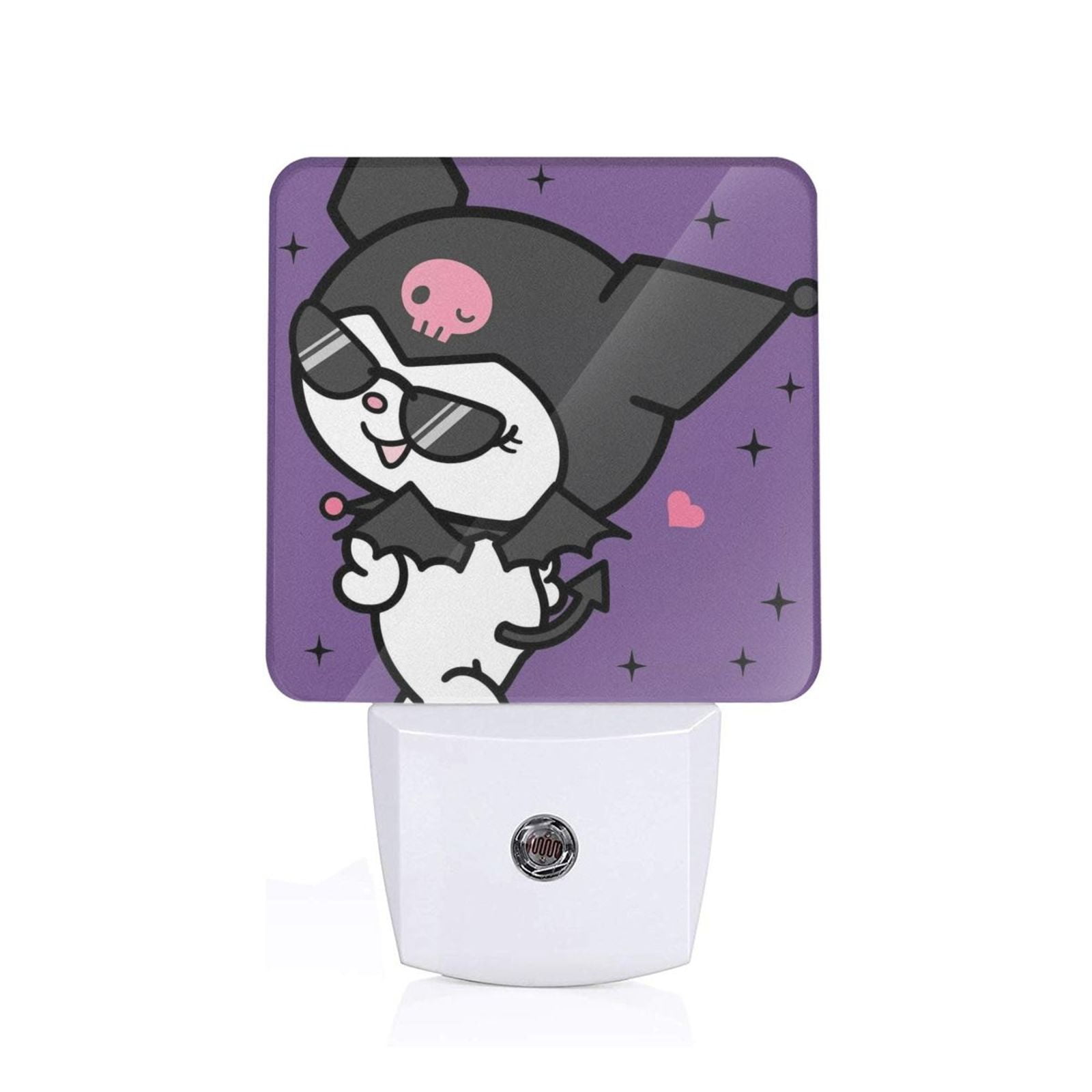 Kuromi Nerd Glasses LED Plug-in Night Light for Kids,Cute Color ...
