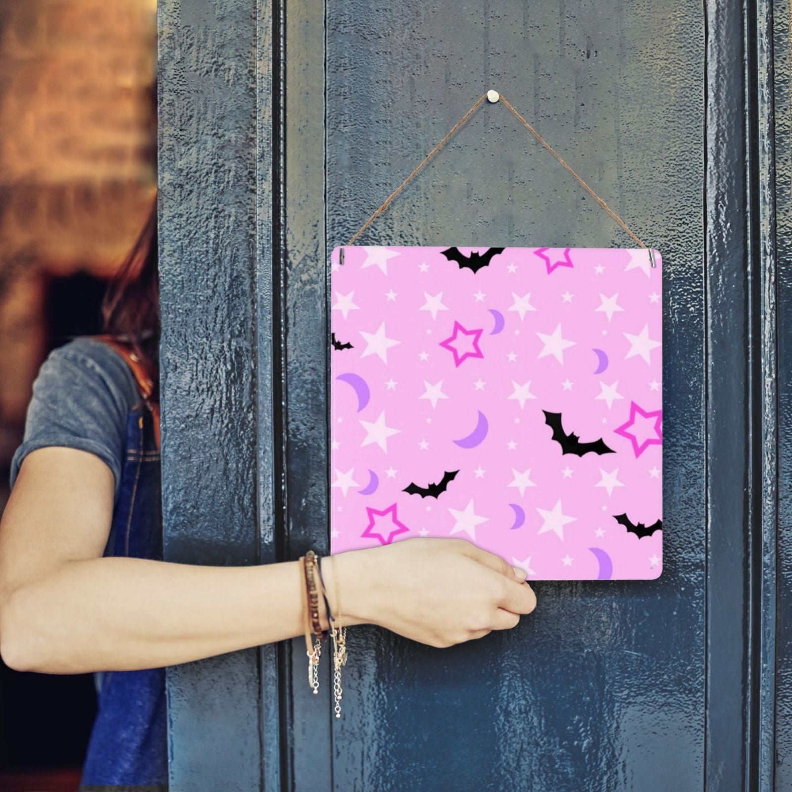 Kuromi Pintura Impresa En Estaño, Decoración De Pared Para El Hogar (12x 12in) - Walmart.com