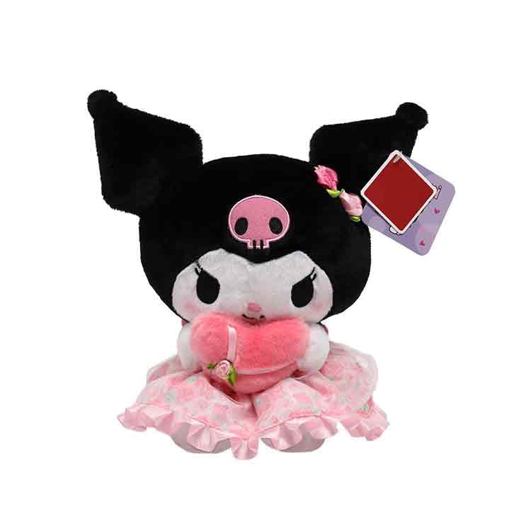 Kuromi Plush Toy with Love Heart Cute Cartoon Plush Pillow Doll for ...