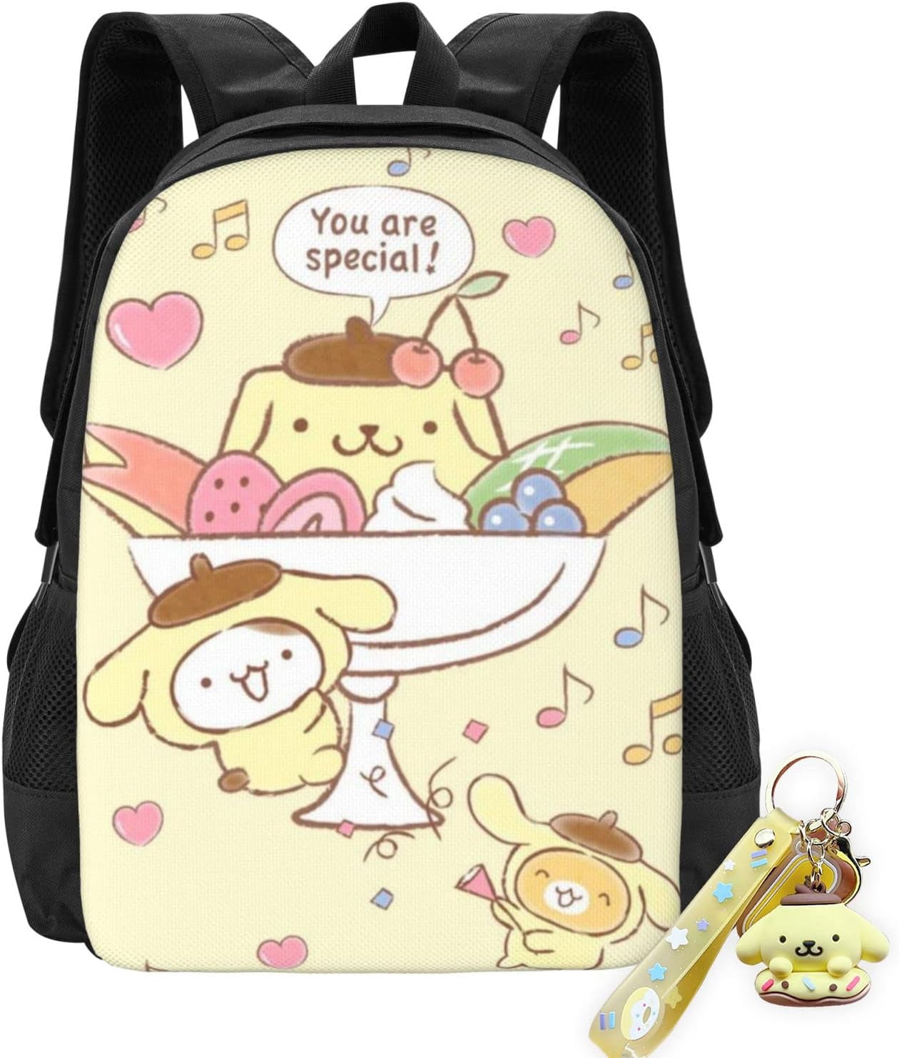 Kuromi Pompompurin Backpack You Are Special Backpack Cartoon 3d Printed ...