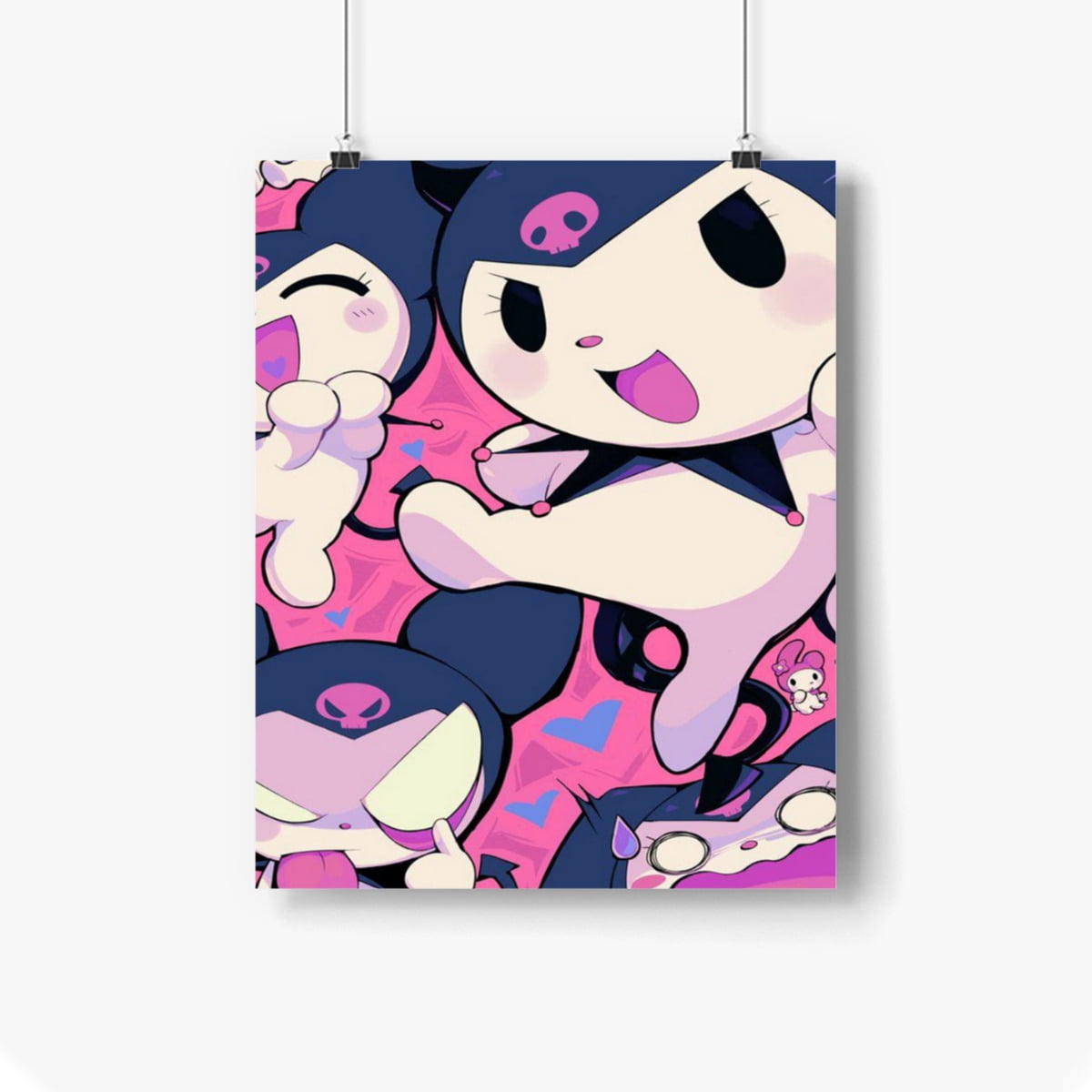 Kuromi Poster Holiday Bedroom Decor Prints Living Room Office Decor ...