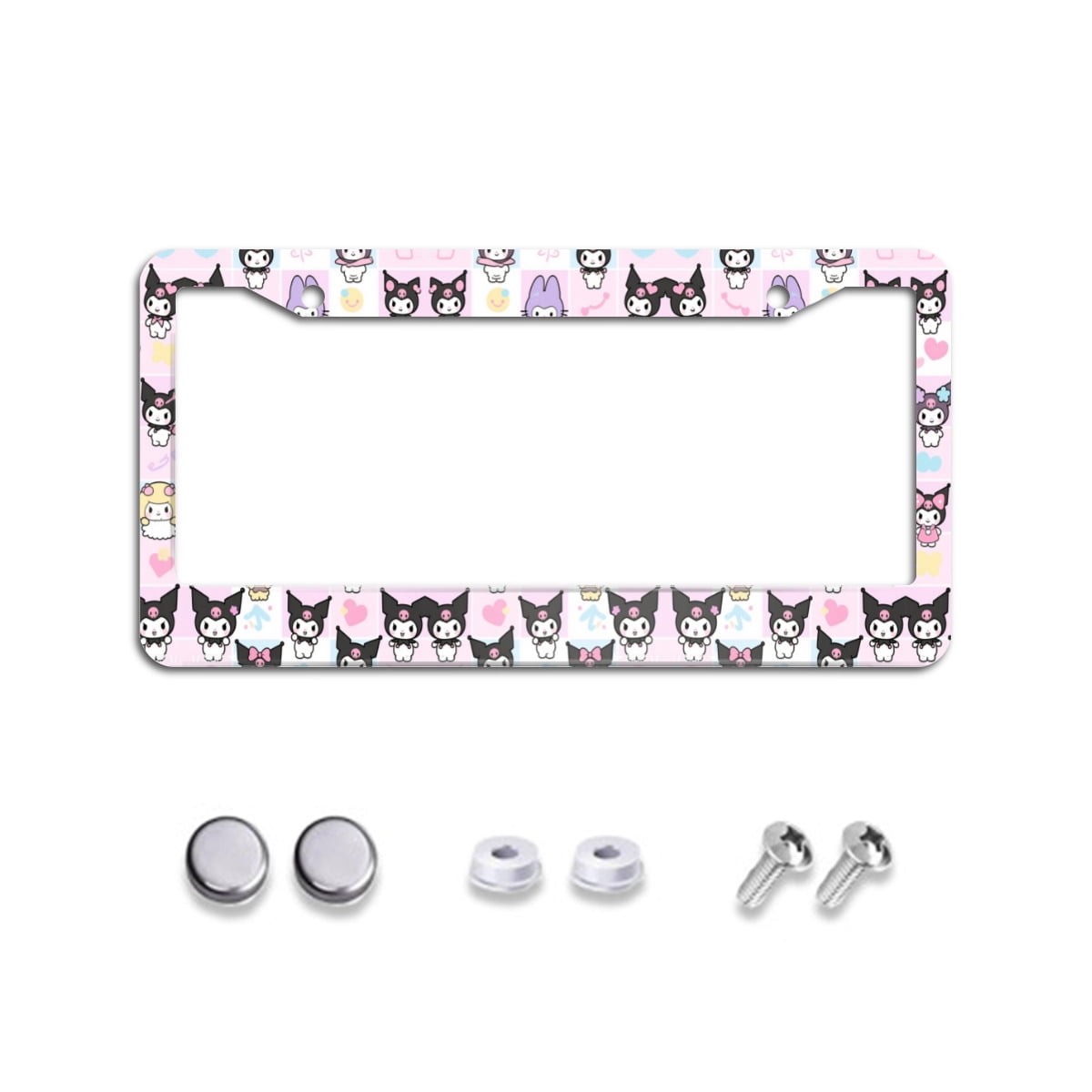 Kuromi License Plate Frame
