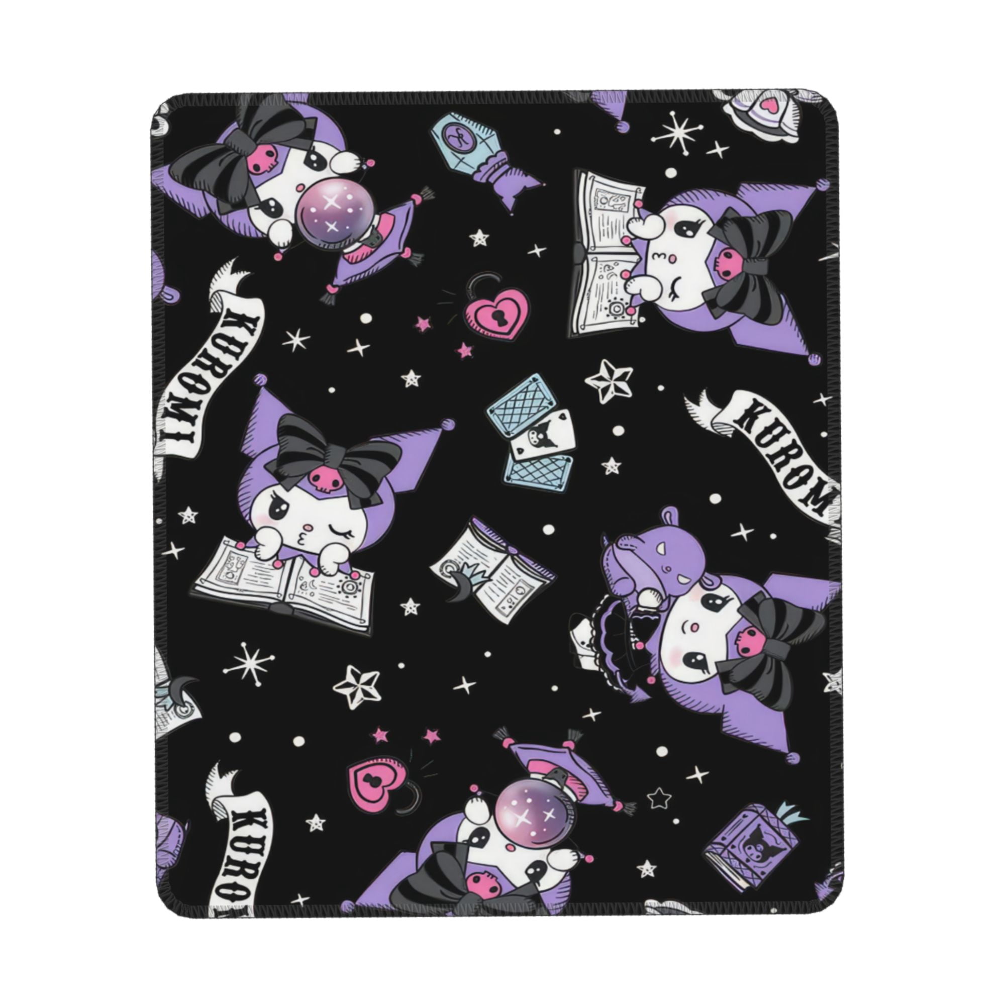 Kuromi Rubber Lock Edge Mouse Pad (Vertical) Office Mouse Pad Home ...