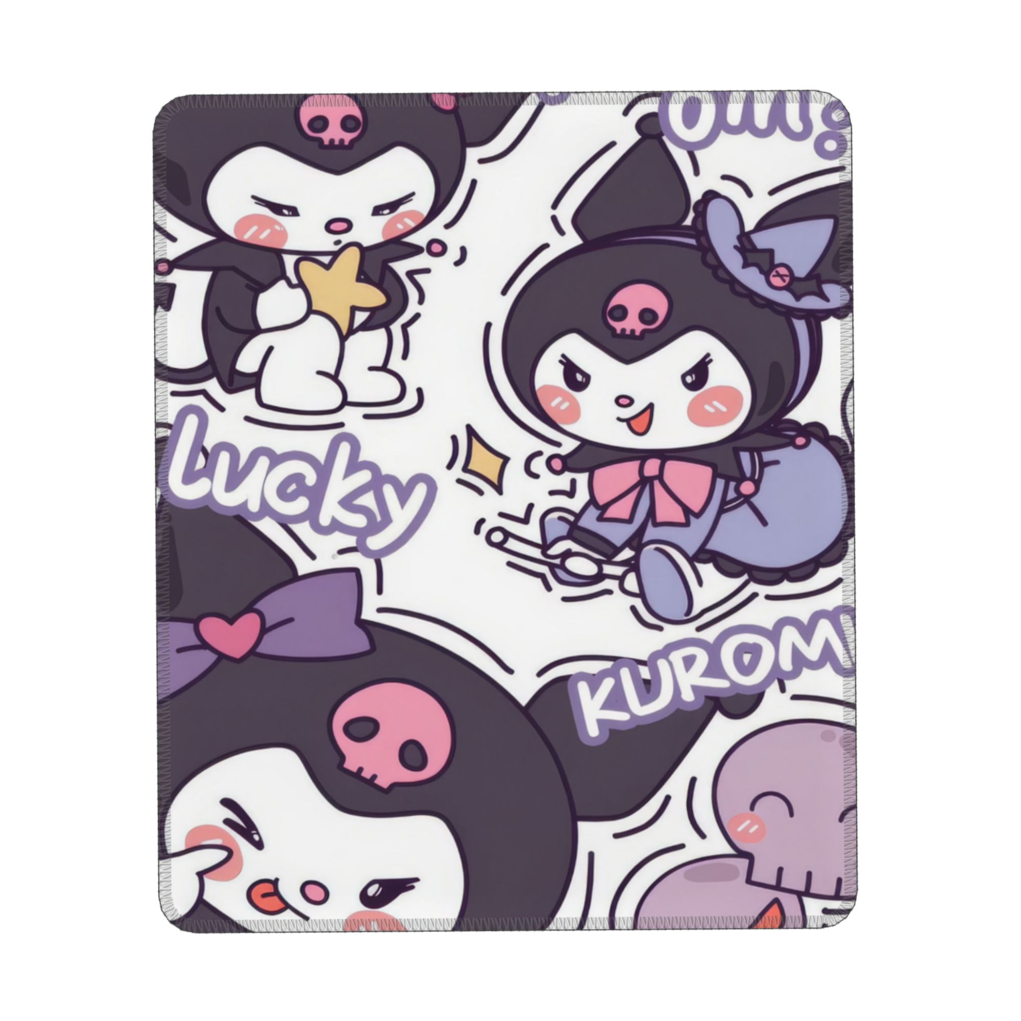 Kuromi Rubber Lock Edge Mouse Pad (Vertical) Office Mouse Pad Home ...