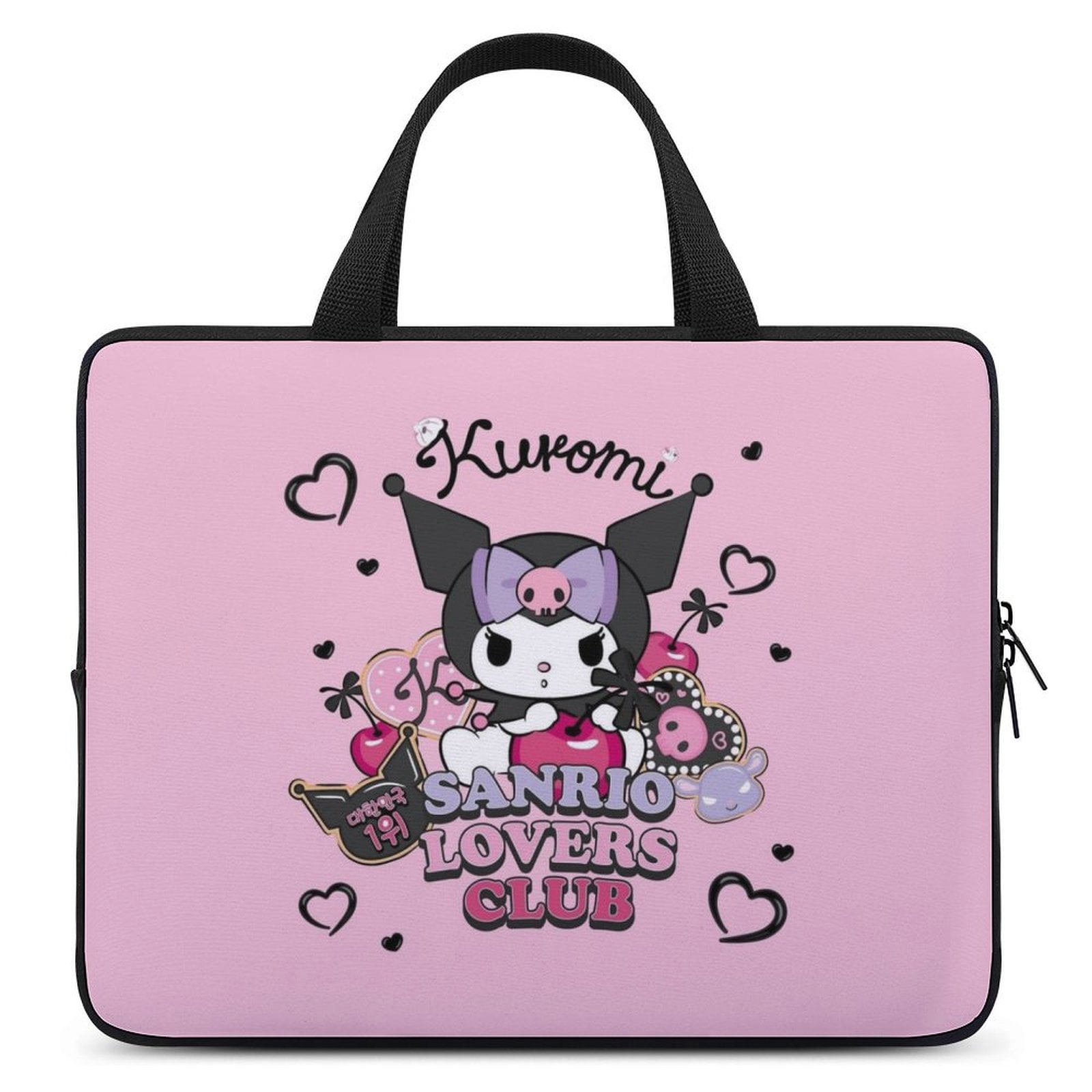 Kuromi SANRIO LOVERS CLUB Laptop sleeve with Handle, Laptop Case ...