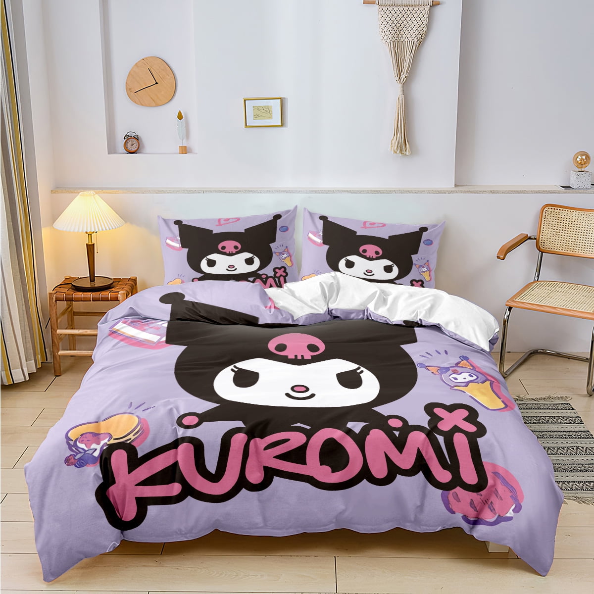 Kuromi San-rio Cartoon Anime 2 Piece/3 Piece Bedding Sets Comforters ...