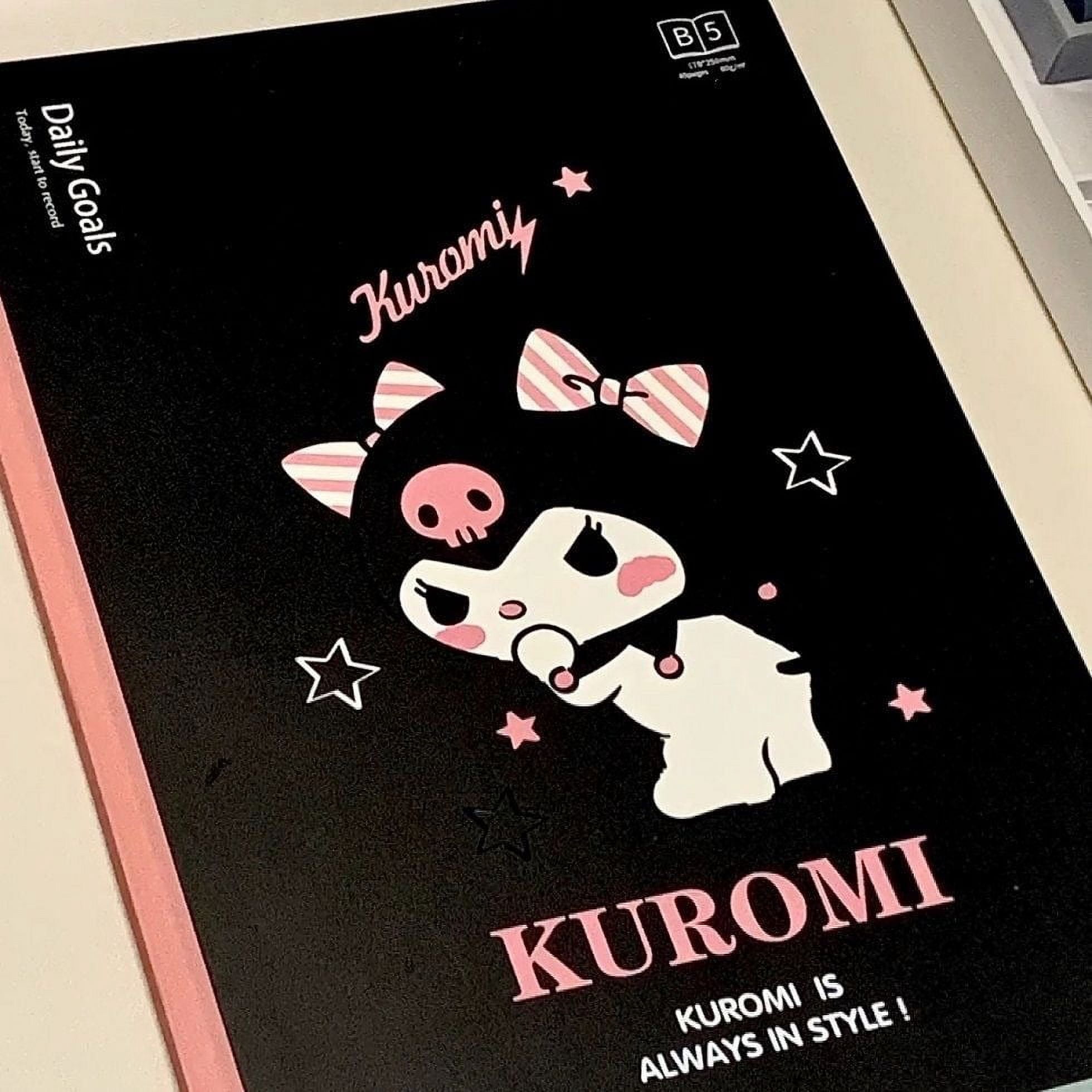 Kuromi Sanrio Anime Figure Notebook Cute Kawaii Sweet Cool New Lovely ...