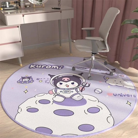 Kuromi Sanrio Cushion Pillow Kawaii Anime Carpet Bathroom Non-slip Mat ...
