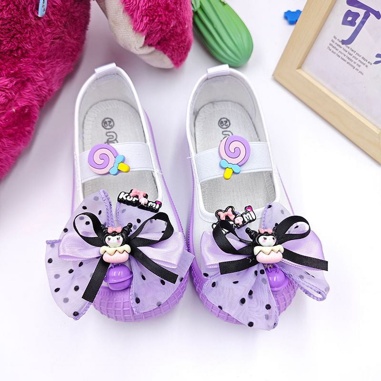Kuromi Shoes Anime Cartoon Sanrio Kawaiil Anti-Slip Sweat-Absorbent ...