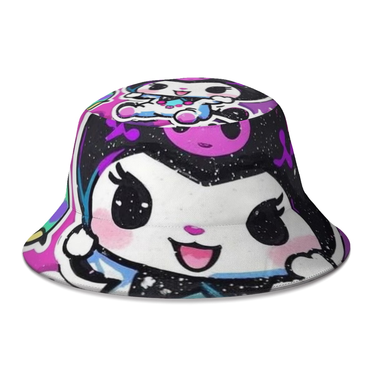 Kuromi Single-Layer Fisherman's Hat - UV Protection and Foldable ...